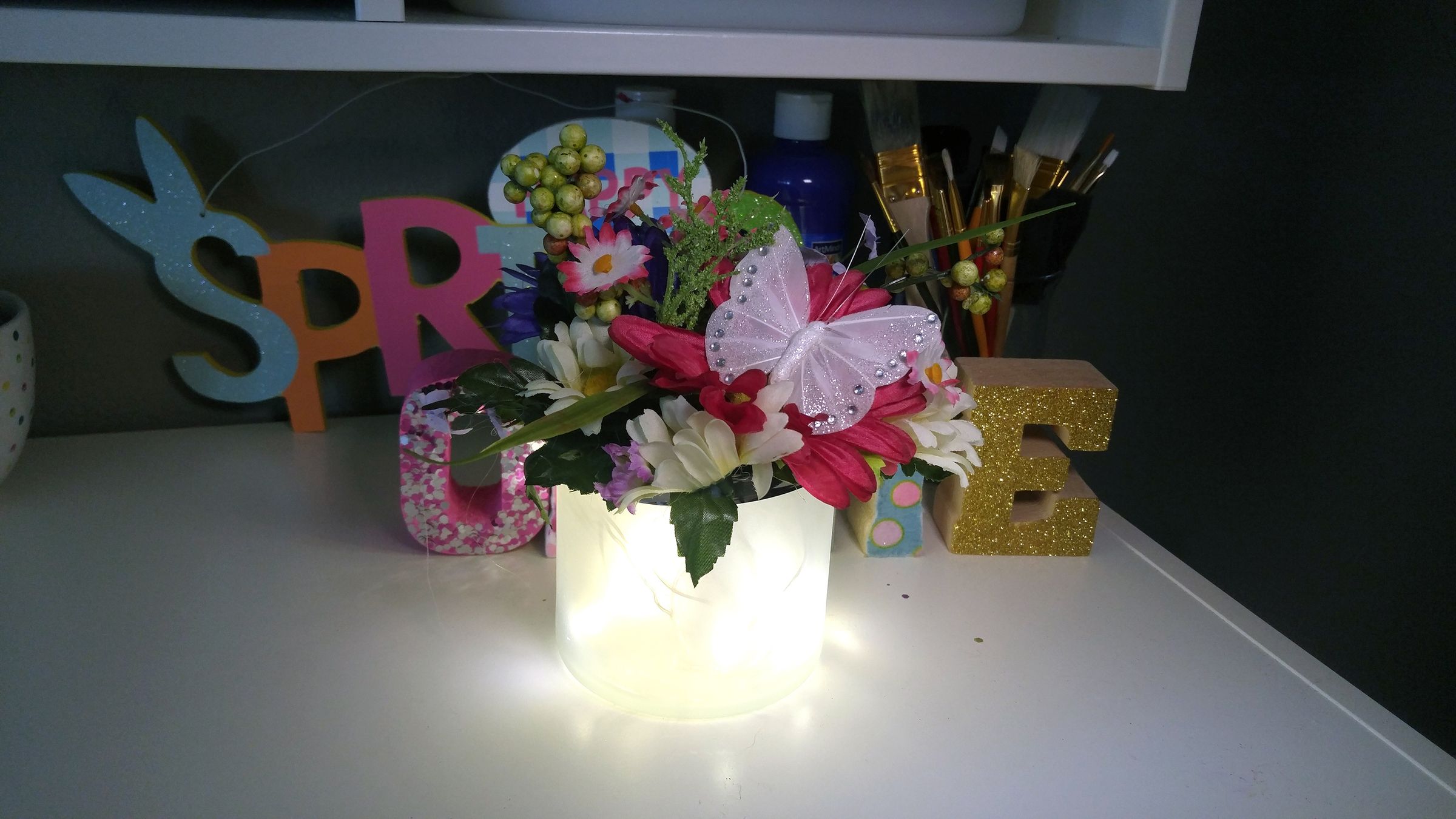 DIY LED Flower Night Light : 4 Steps (with Pictures) - Instructables