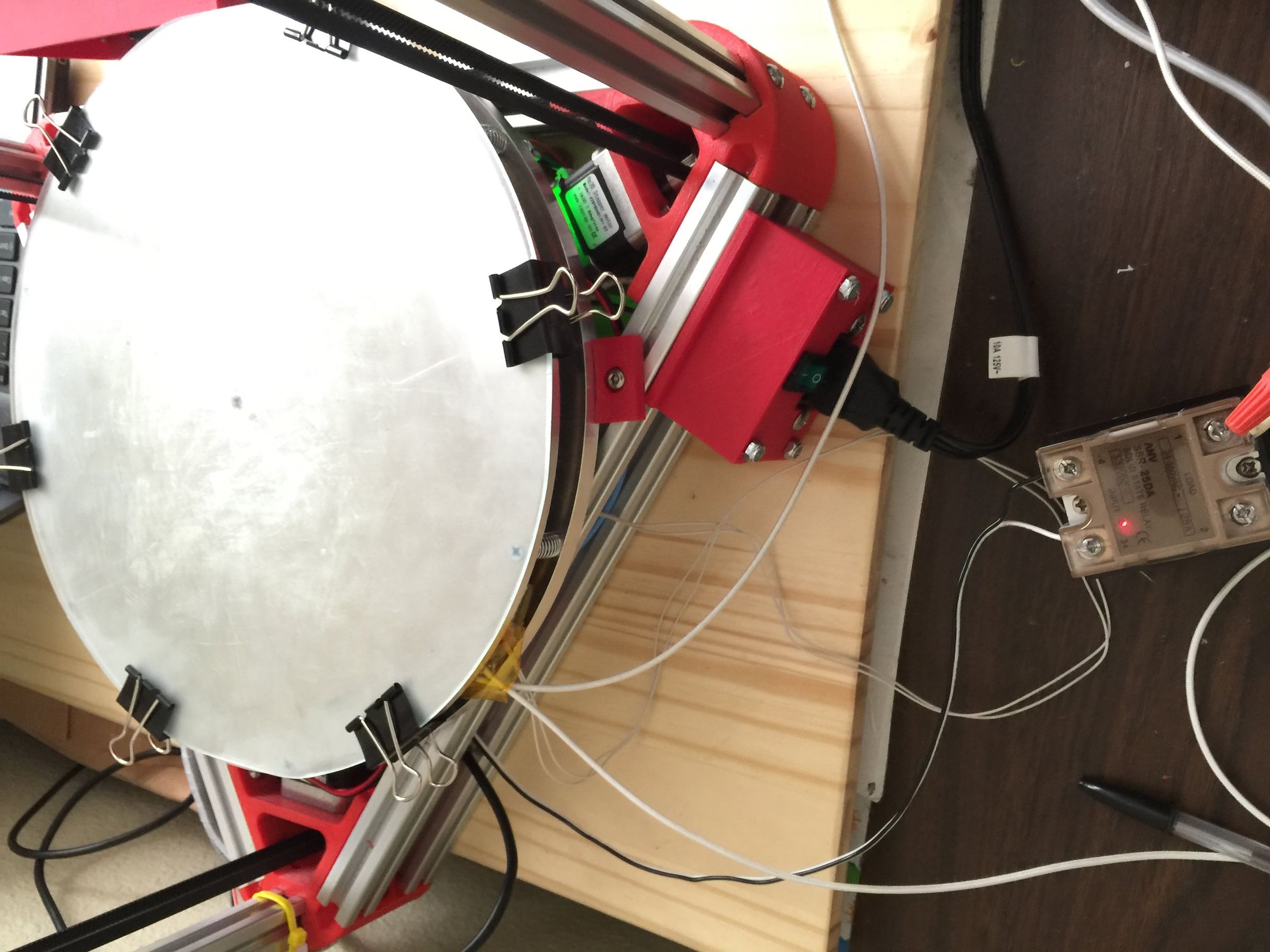 Delta 3D Printer Heated Bed - Heavy Duty : 8 Steps (with Pictures ...