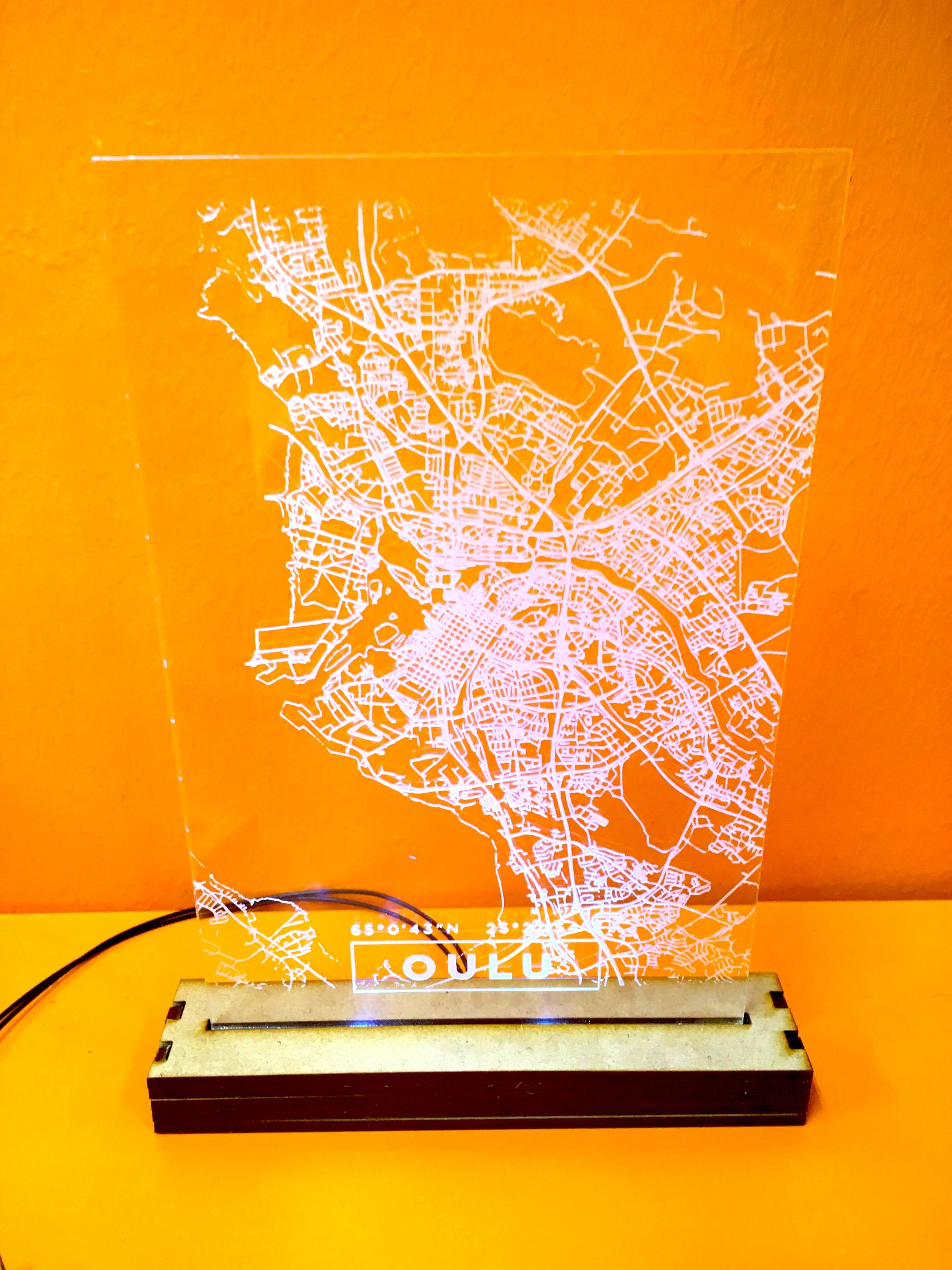Illuminated Map With LEDs : 6 Steps (with Pictures) - Instructables