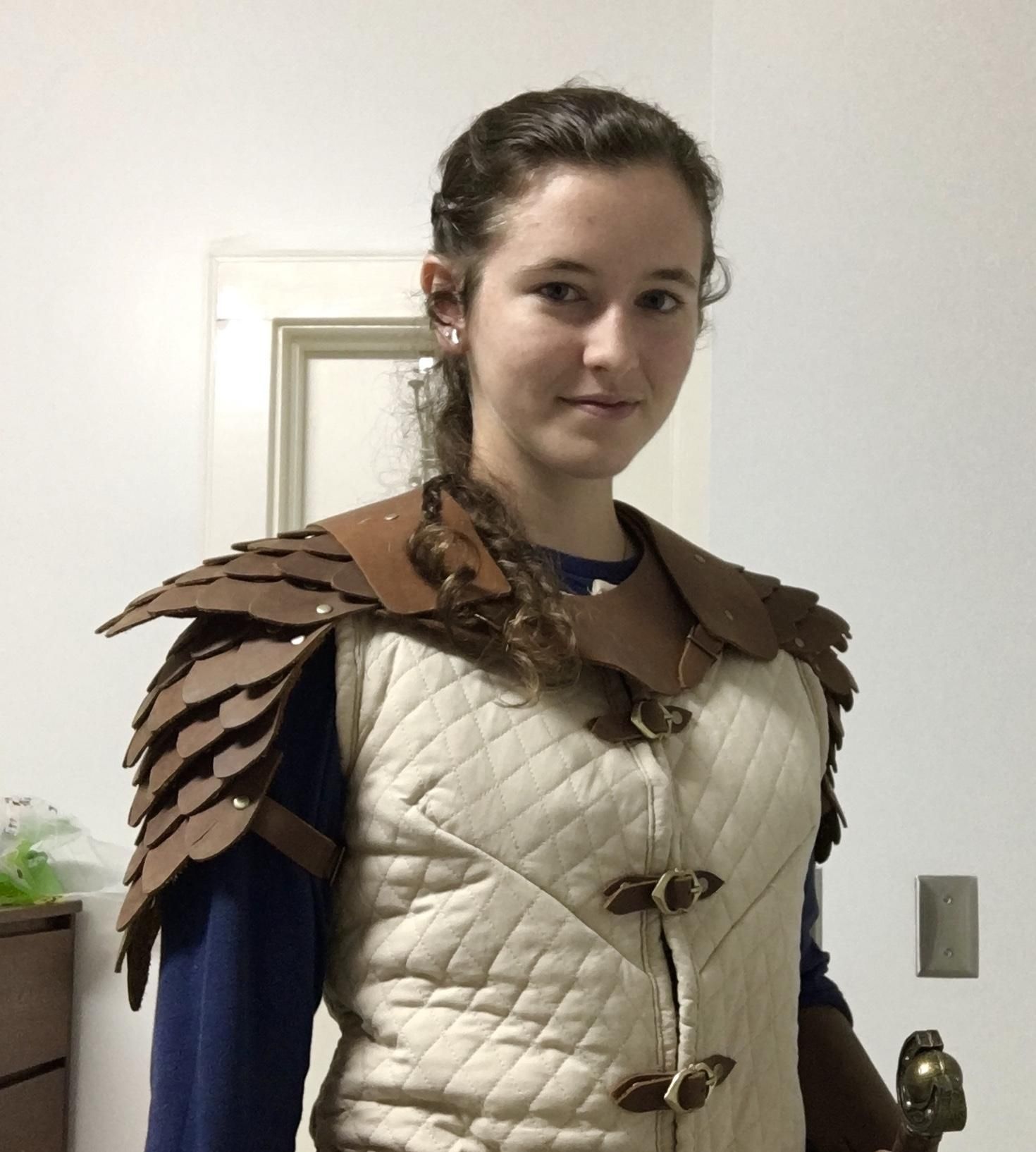 Making Leather Scale Armor Leather Armor Ornate Dragon Scale Gauntlets