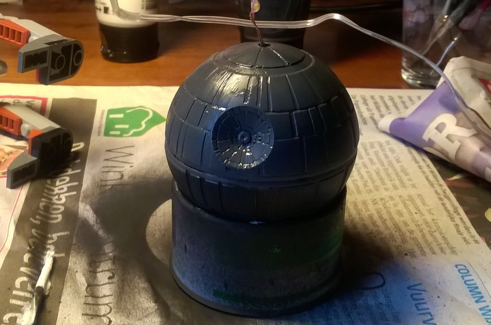 Glowing Death Star Christmas Ornament : 15 Steps (with Pictures ...