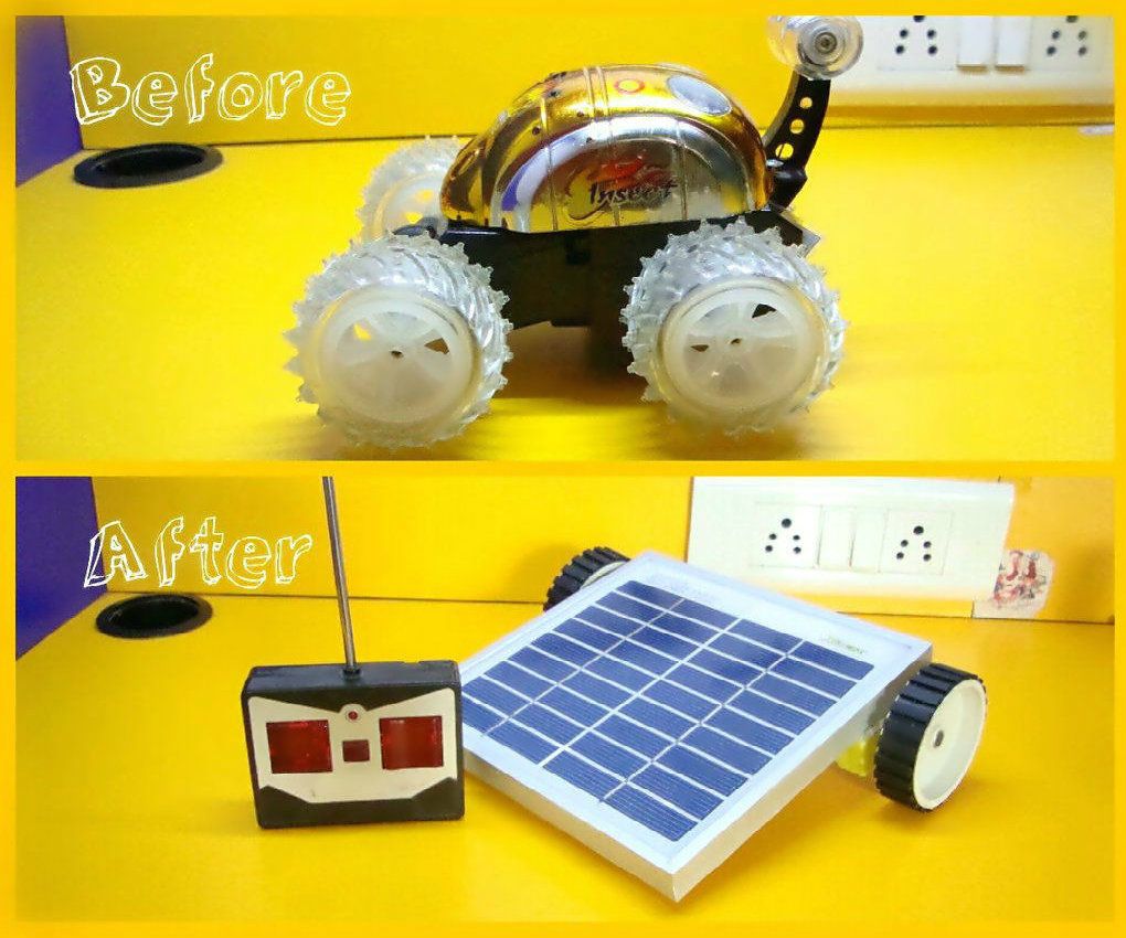 RC Car to Solar Robot Makeover : 16 Steps (with Pictures) - Instructables
