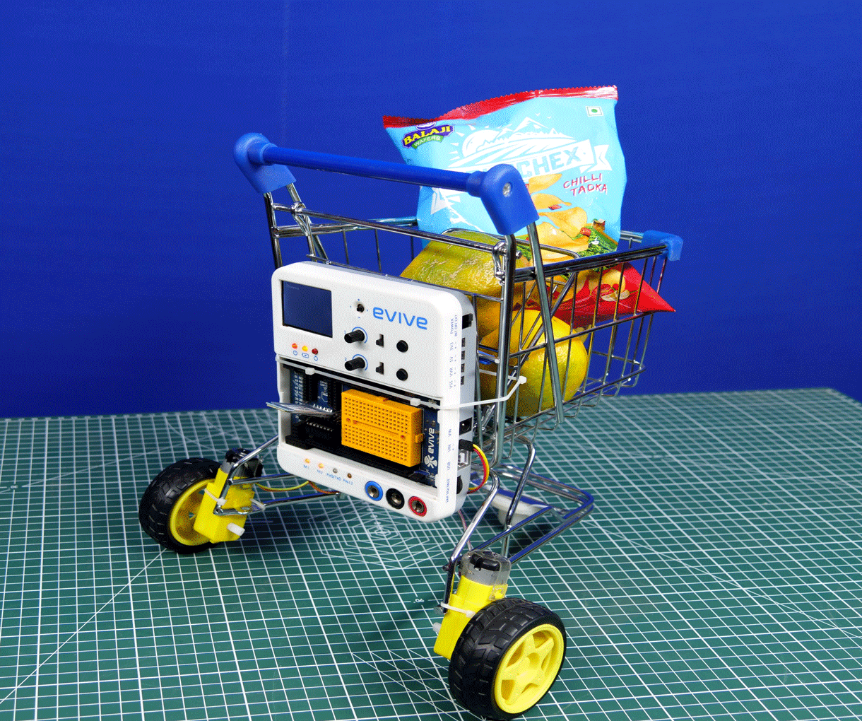 Smartphone Controlled Smart Shopping Cart : 7 Steps - Instructables