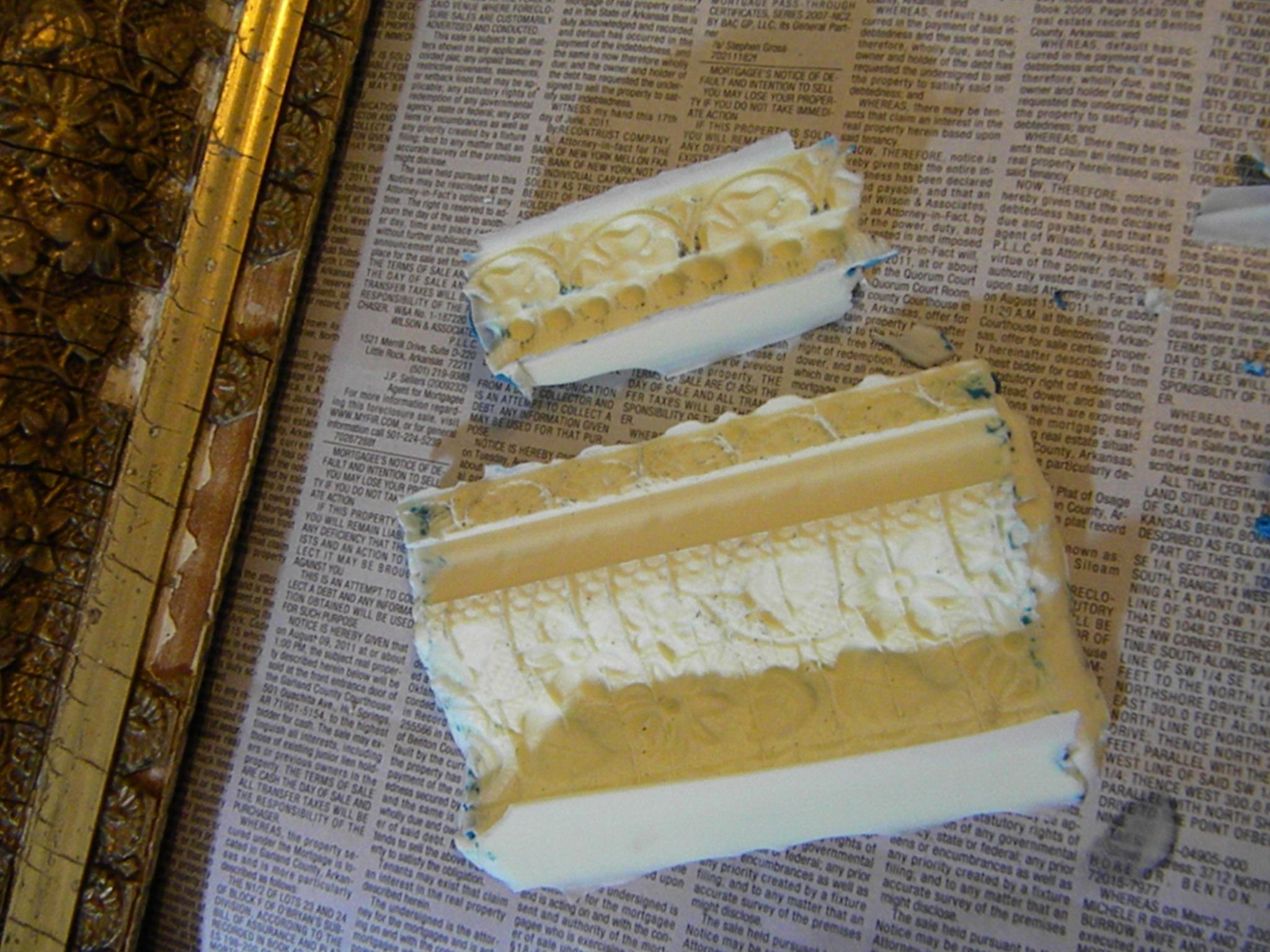 Vintage Plaster and Gold Frame Restored : 9 Steps - Instructables