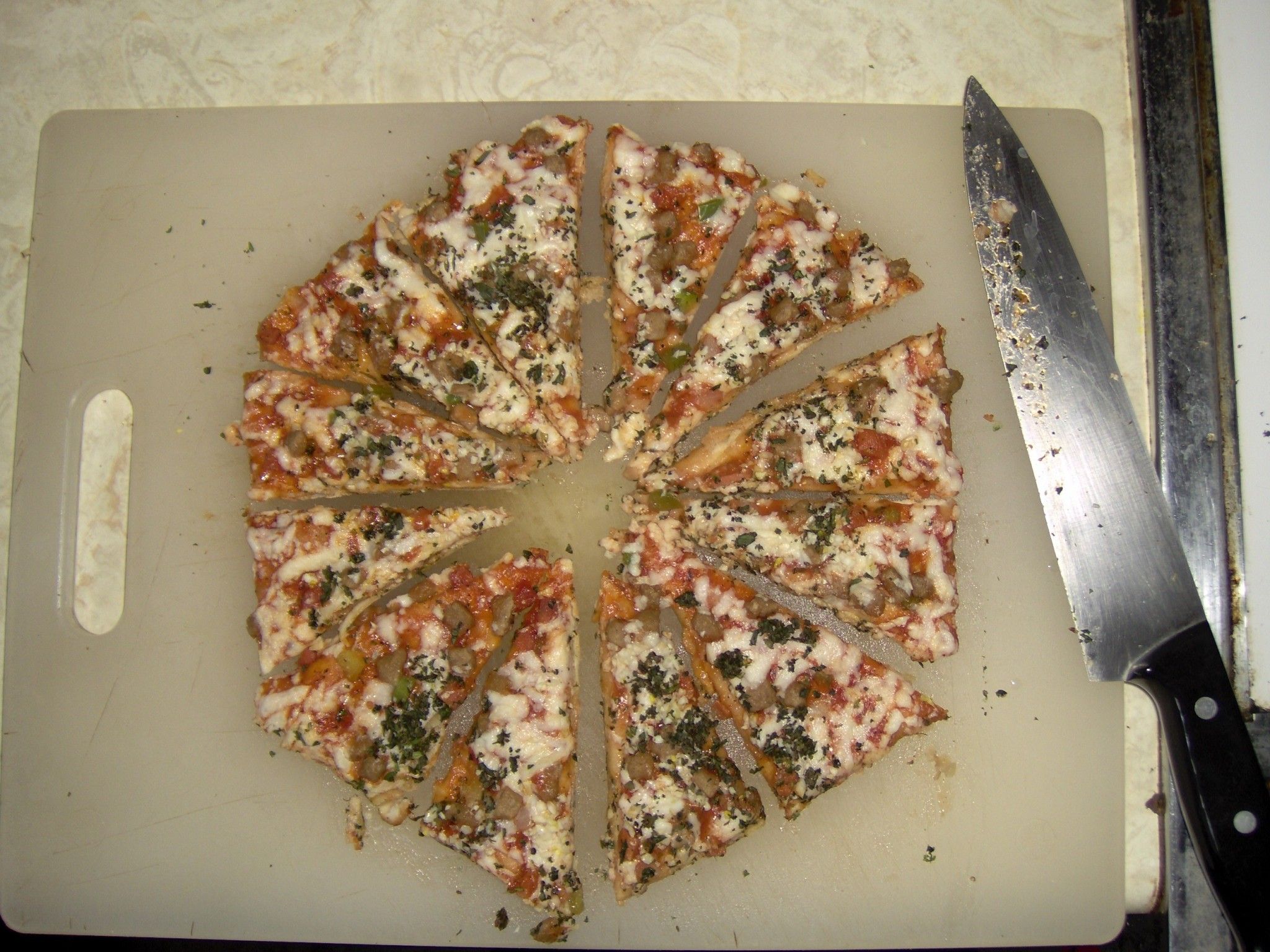 Reshape Rectangular Pizza Into Hexagonal Pizza : 15 Steps (with ...