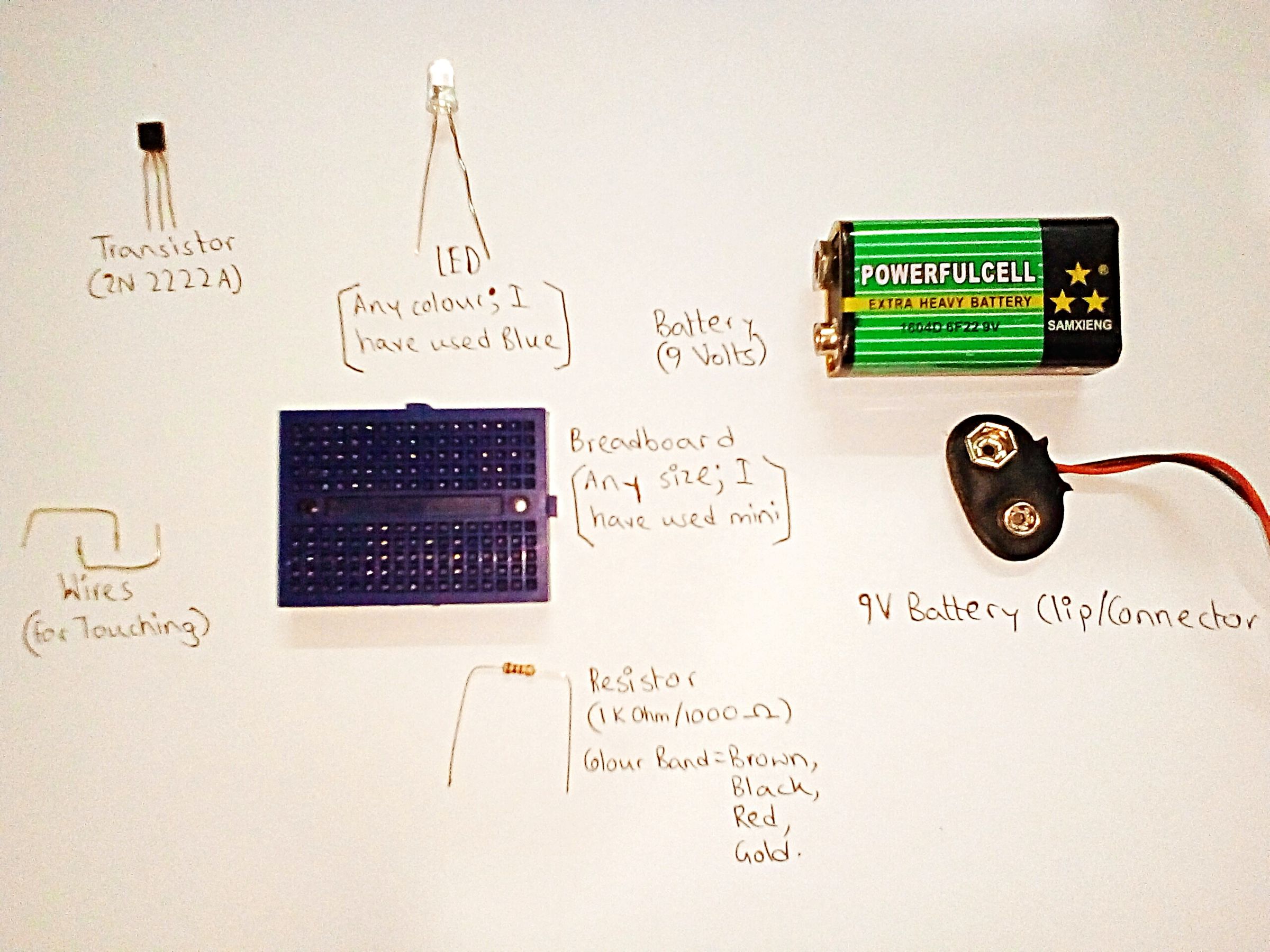 Touch Switch Using Transistor : 3 Steps - Instructables