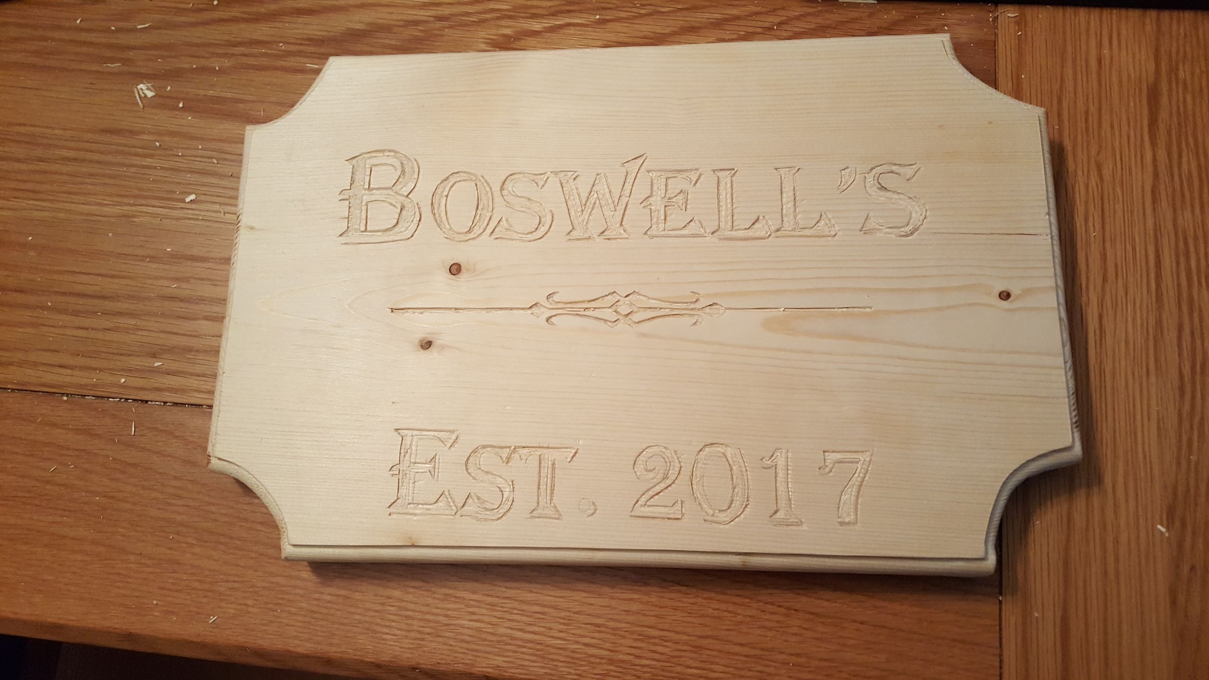 Hand Carved Hanging Bar Sign : 5 Steps (with Pictures) - Instructables