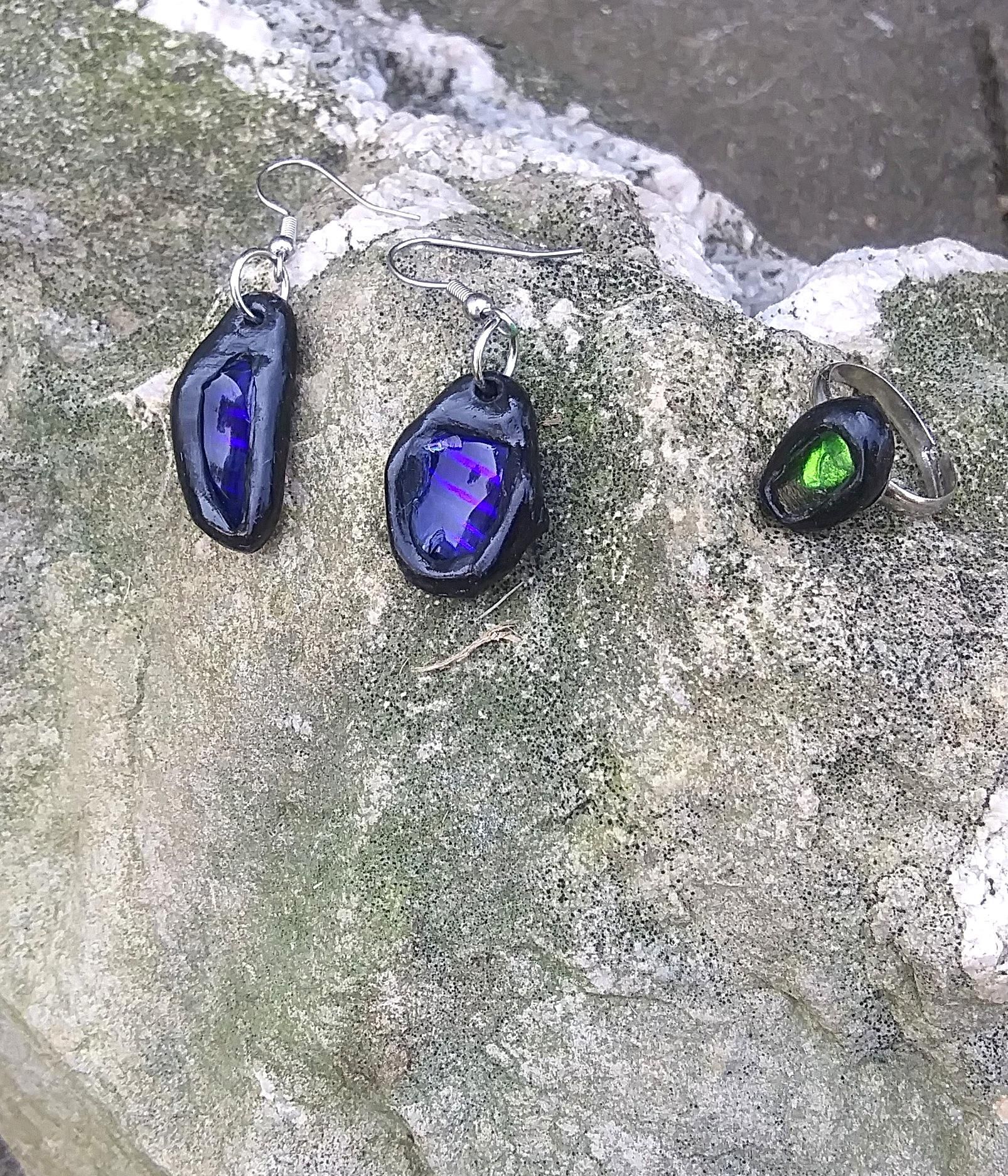 Scrap Glass Pieces Into a Jewelry Set : 8 Steps (with Pictures ...