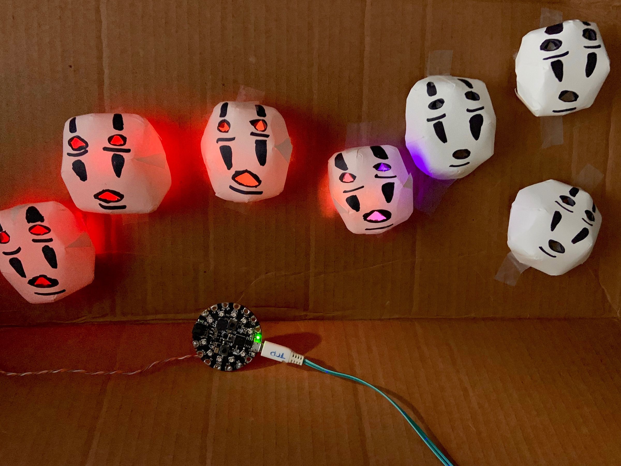 Kaonashi No Face Sound Reactive Lights : 3 Steps - Instructables