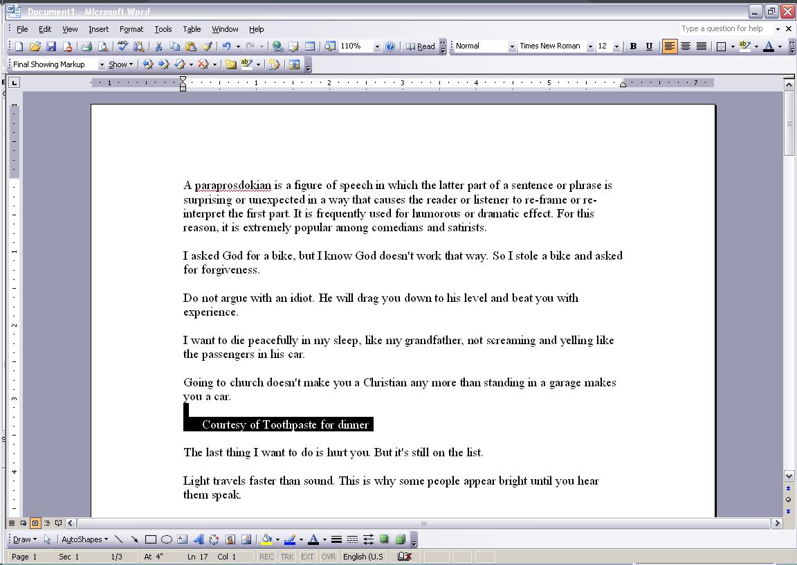 Quick Formatting With Notepad and Word : 8 Steps - Instructables