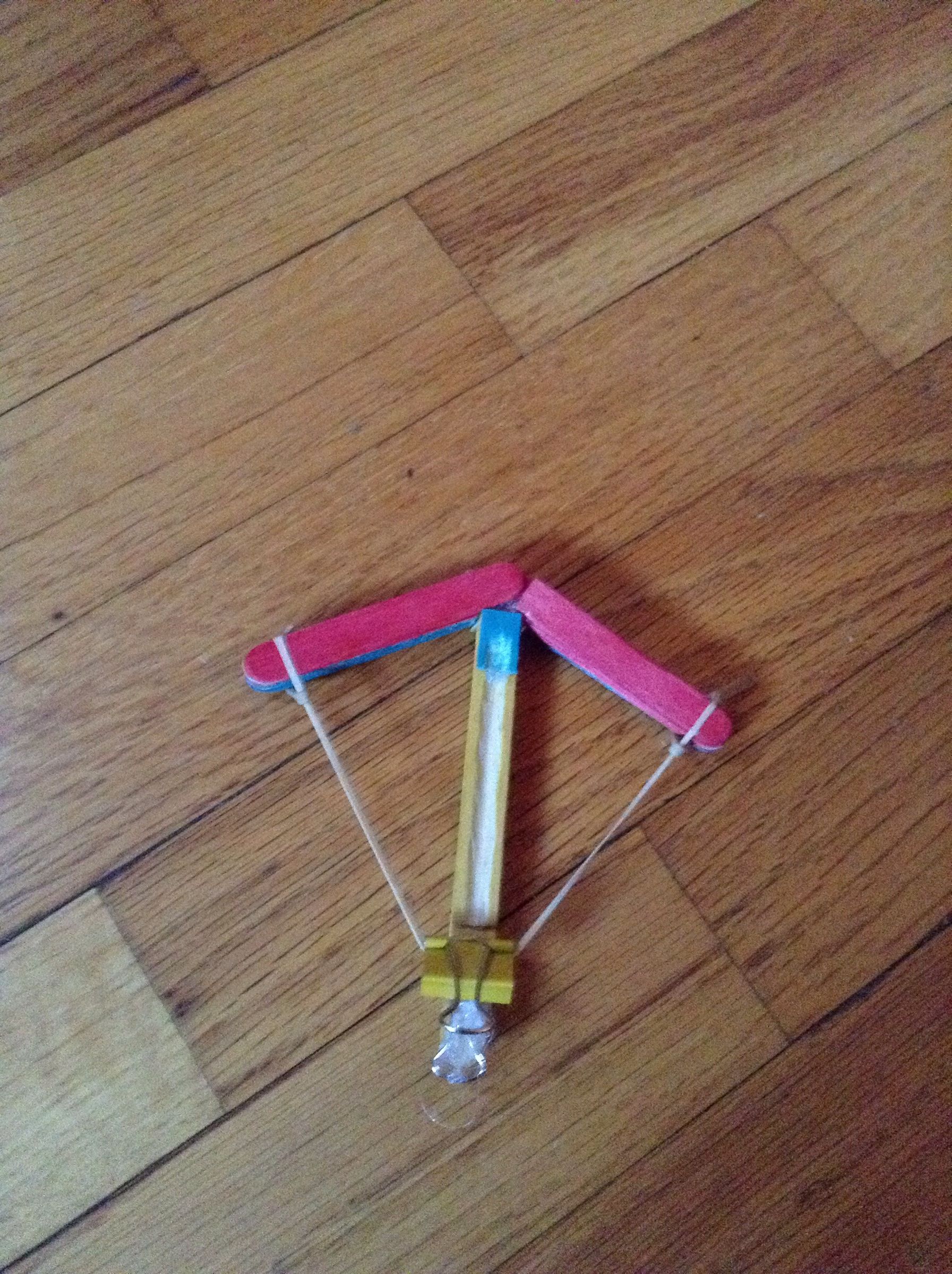 Popsicle Stick Crossbow : 6 Steps - Instructables