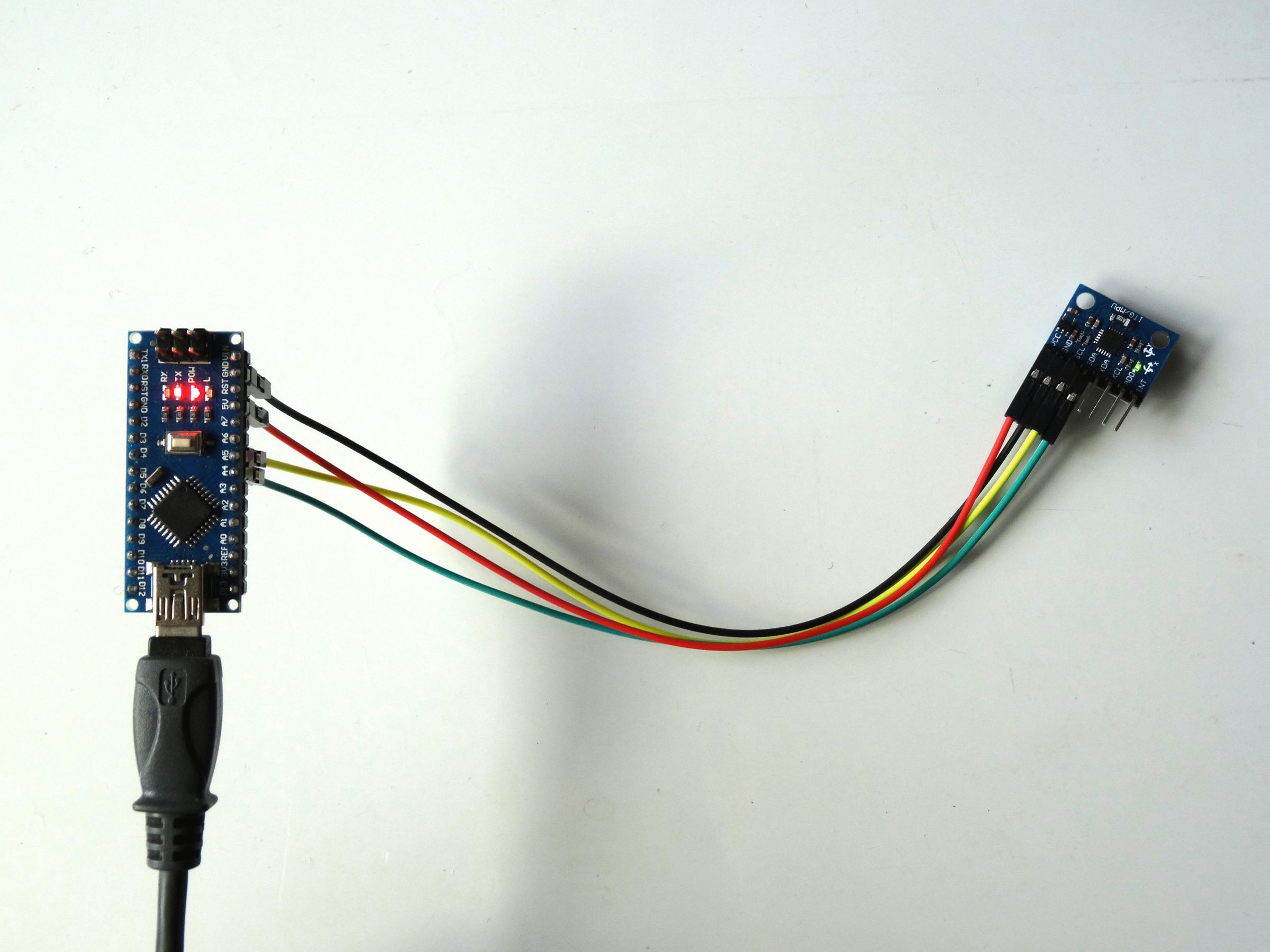 Arduino Nano and Visuino: Convert Acceleration to Angle From ...
