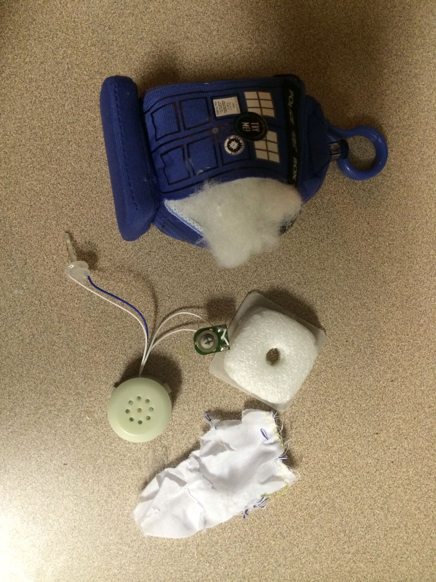 Dr Who TARDIS Headband With Flashing Light and Sound Effect : 9 Steps ...