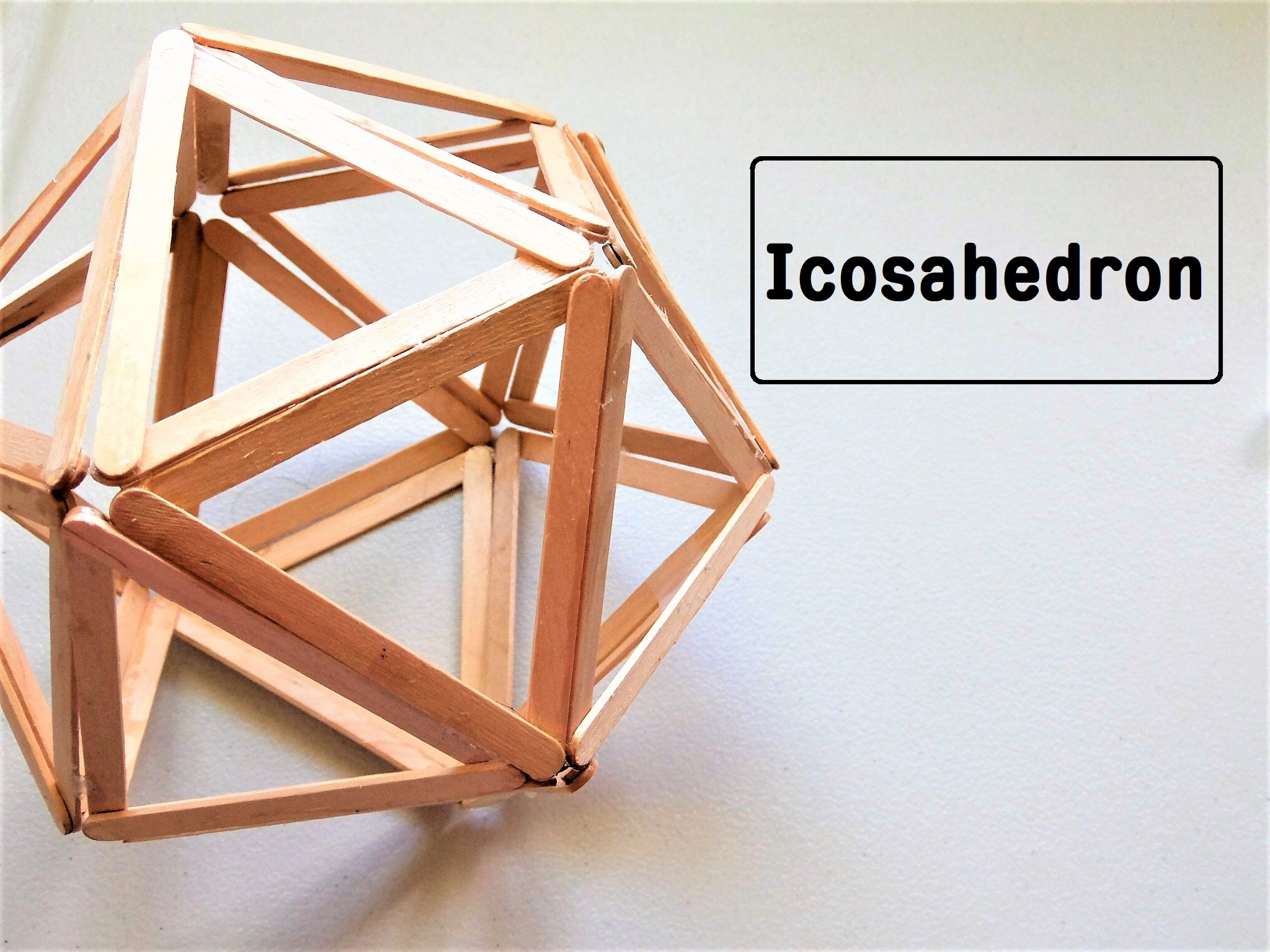 5 Platonic Solids Popsicle Sticks Models DIY : 6 Steps (with Pictures ...