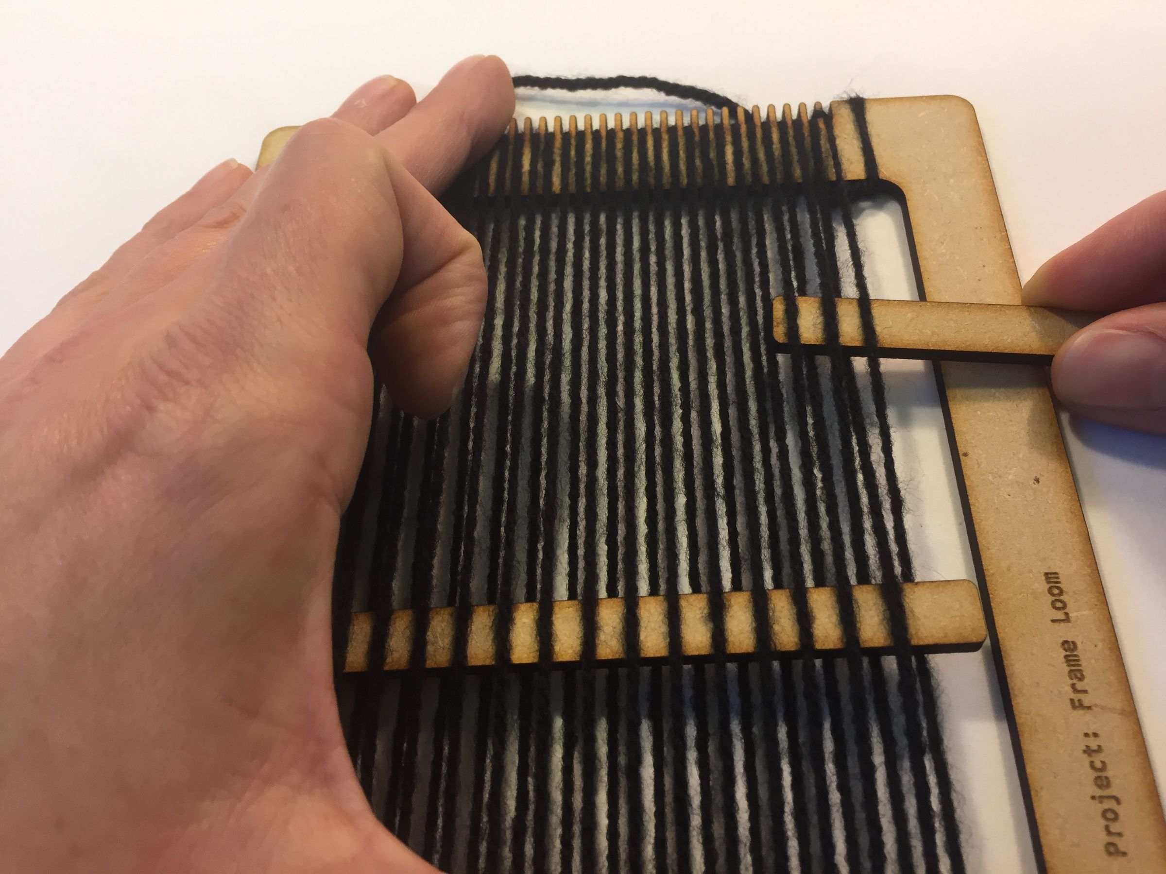 Laser Cut Mini Frame Loom Weaving : 24 Steps (with Pictures ...