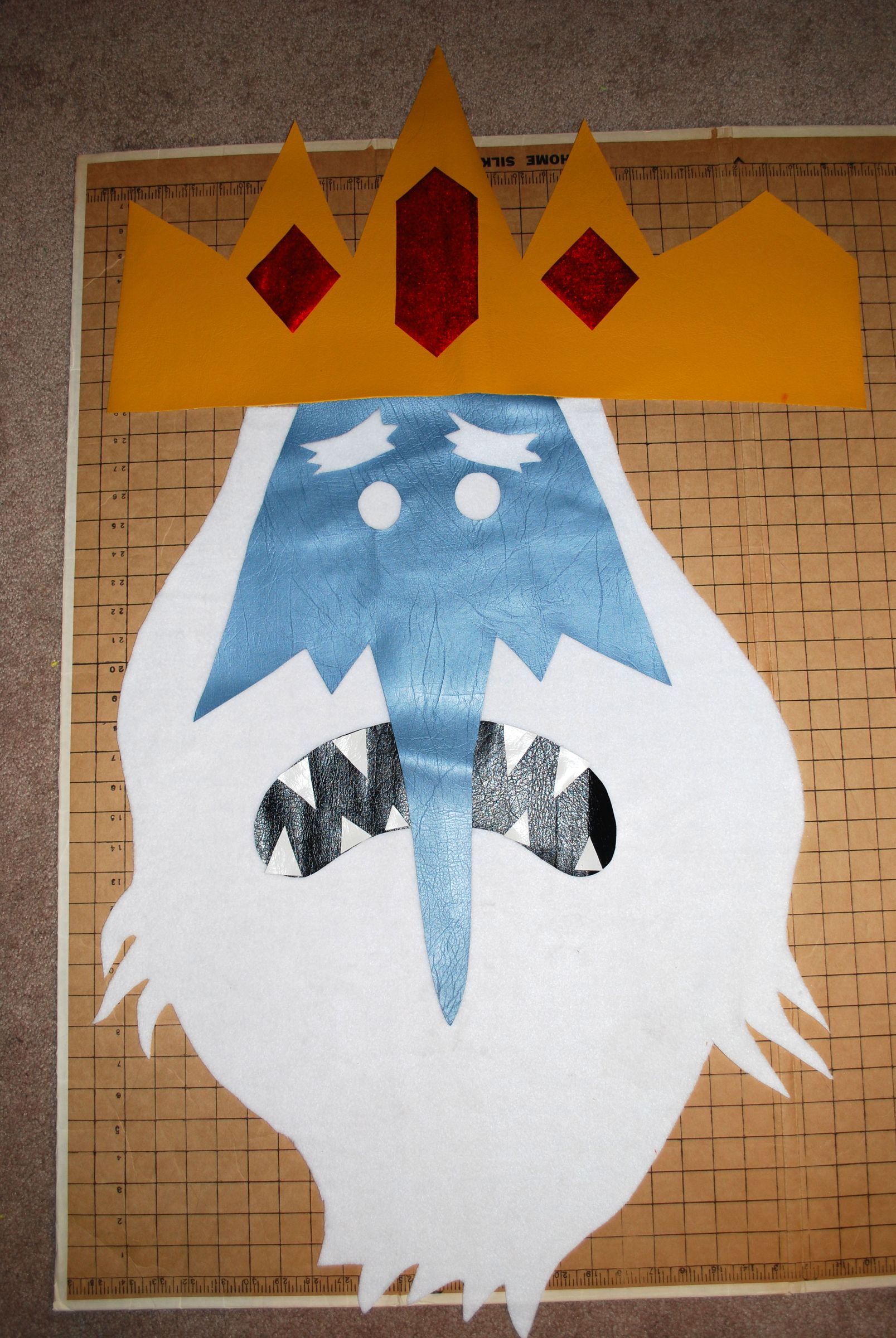 Adventure Time! Make an Ice King Mask! : 4 Steps (with Pictures ...