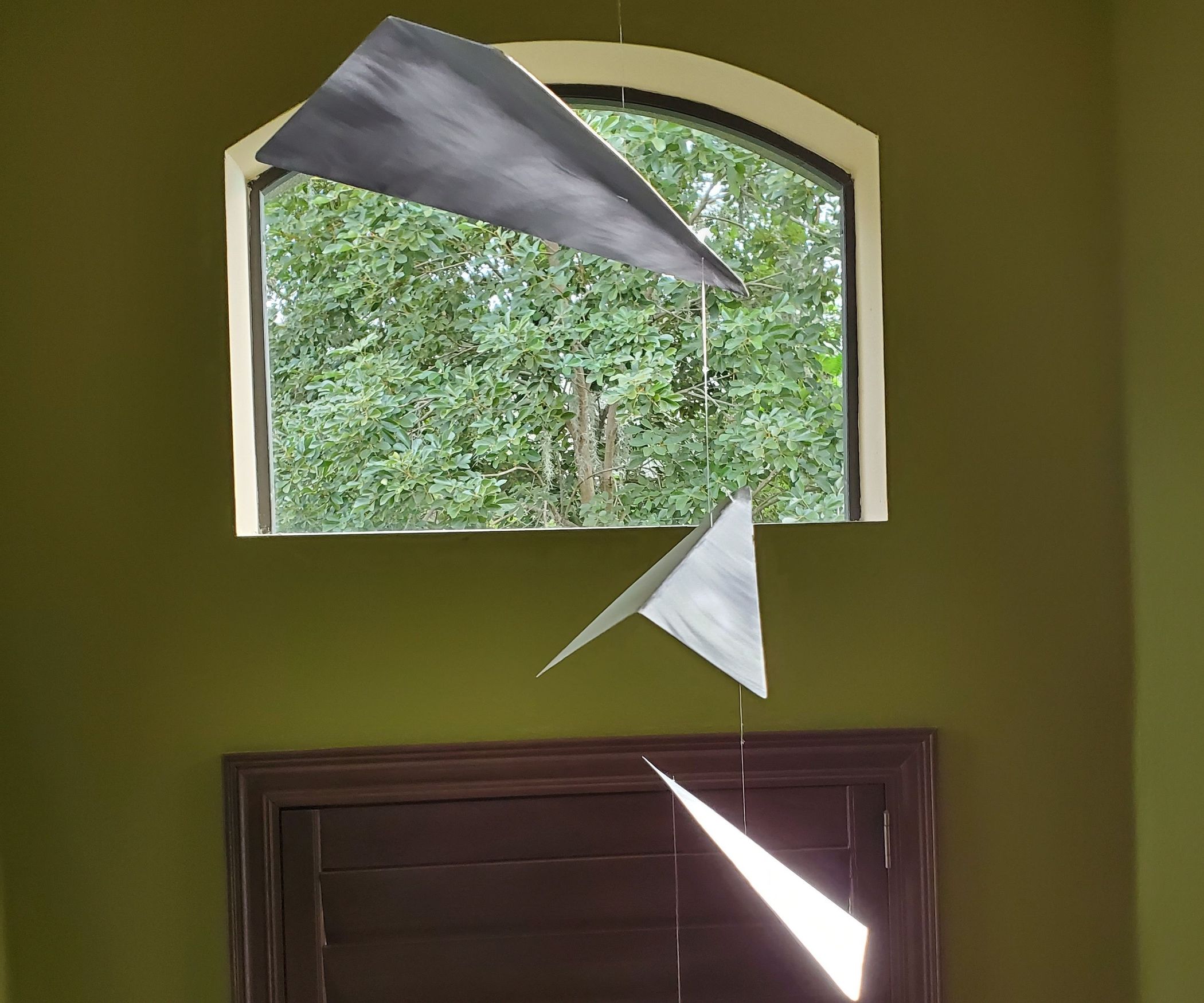 Modern Aluminum Paper Airplanes Mobile : 7 Steps (with Pictures ...