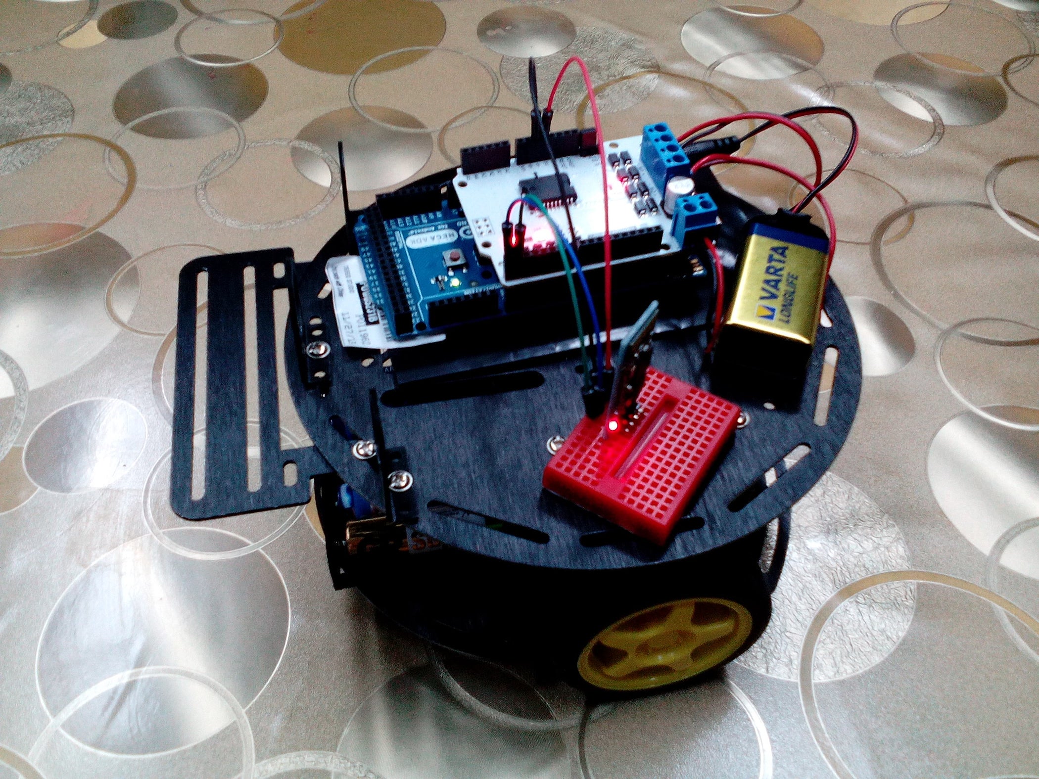 Very Simple To Create Arduino Bluetooth Spy Robot With Android Remotecontrol App 3 Steps