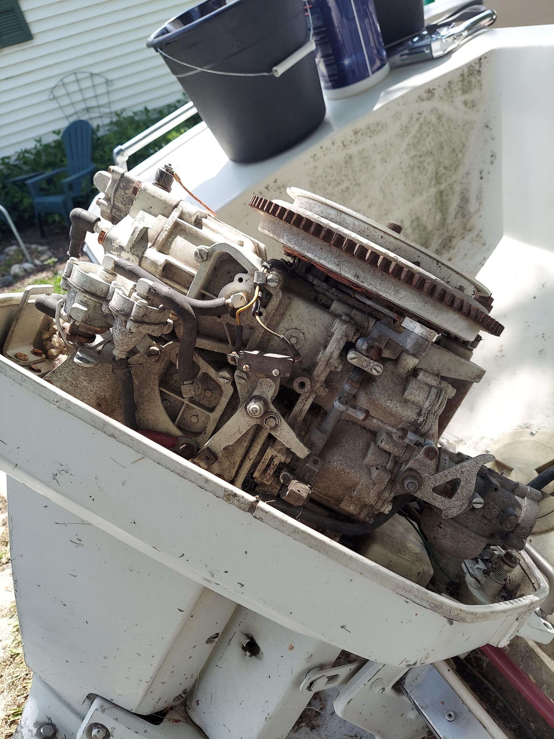 Boat Remodel 45 HP Chrysler Outboard : 8 Steps - Instructables