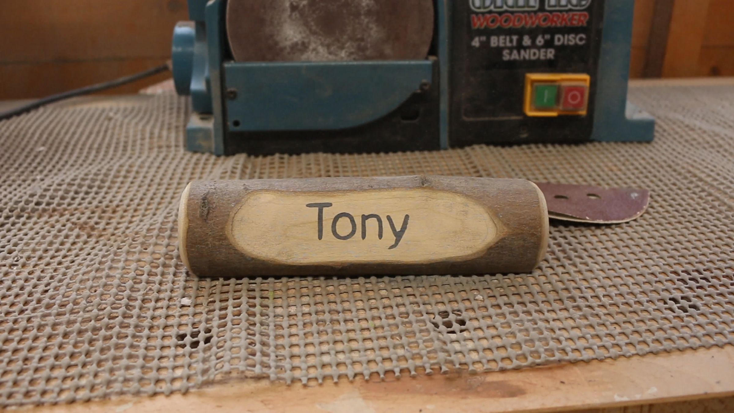 Super Simple! Rustic Log Name Plate : 4 Steps (with Pictures ...