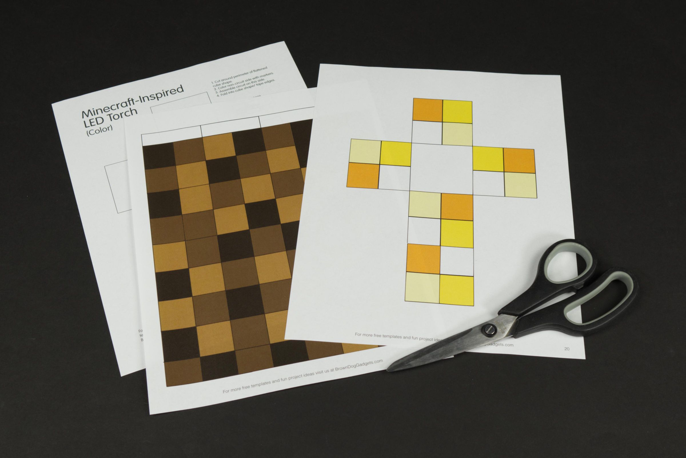 MINECRAFT-Inspired Light-Up LED Torch : 7 Steps (with Pictures ...