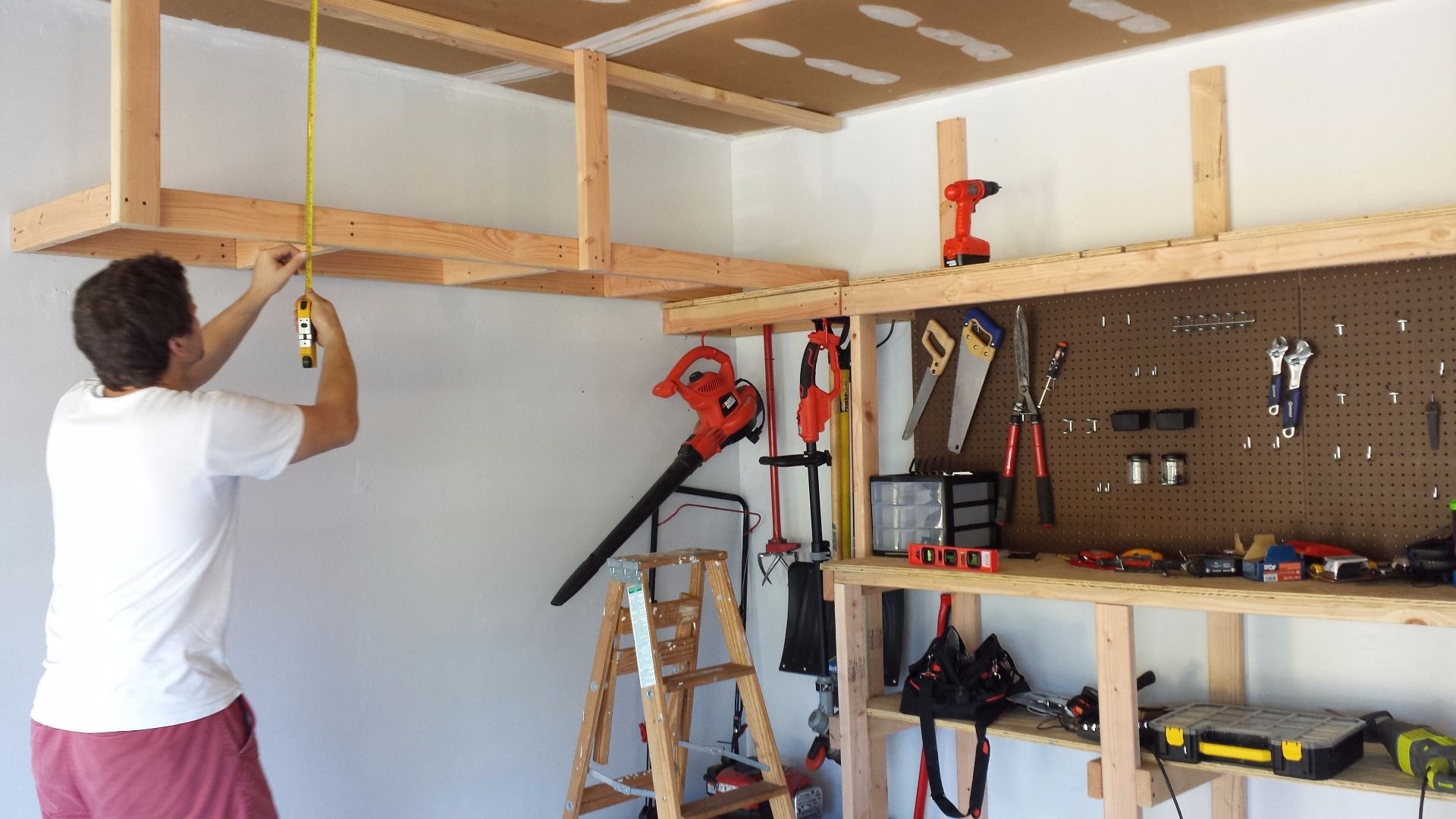 Garage Storage/Work Bench : 11 Steps (with Pictures) - Instructables