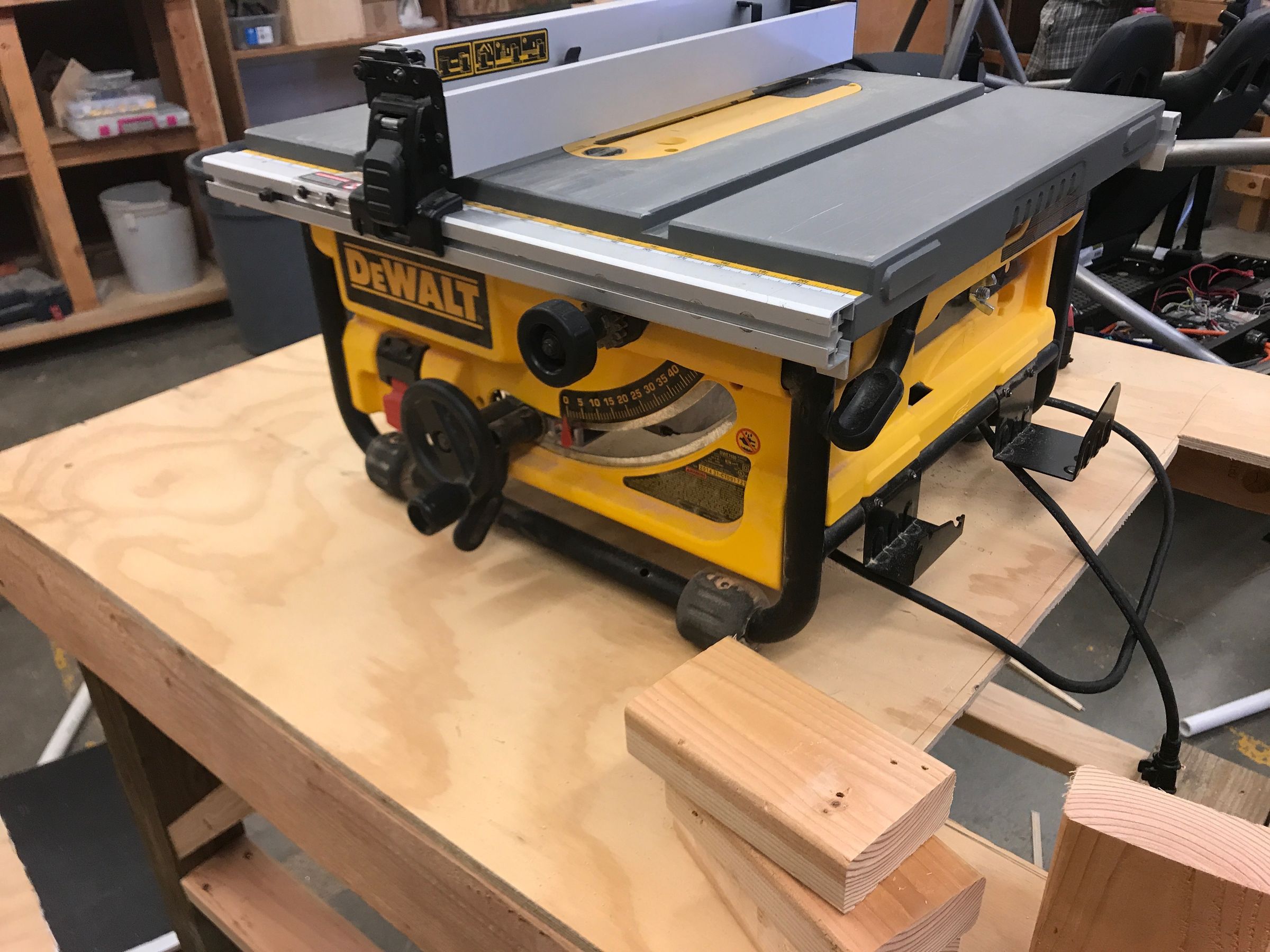 Table for Table Saw : 5 Steps - Instructables