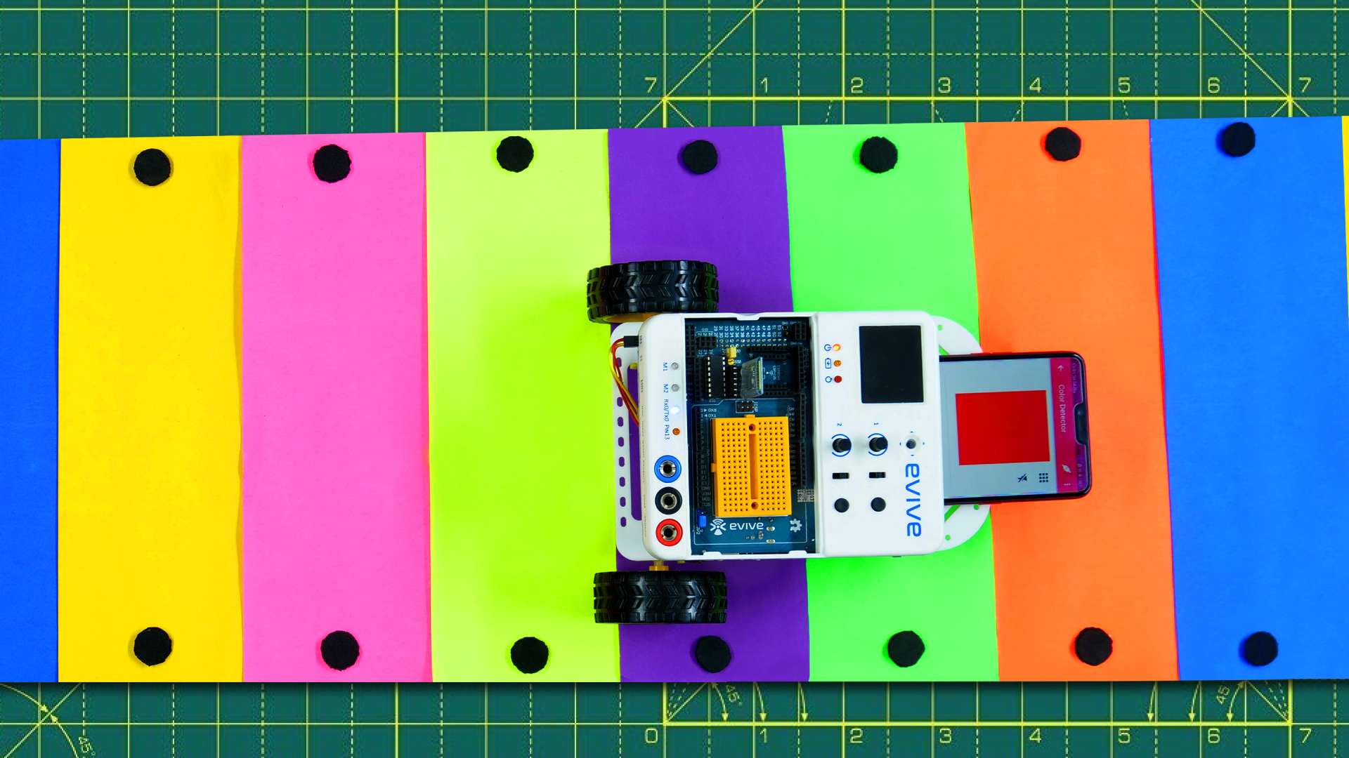 Color Detecting Robot Using Smartphone and Evive (Arduino Based ...