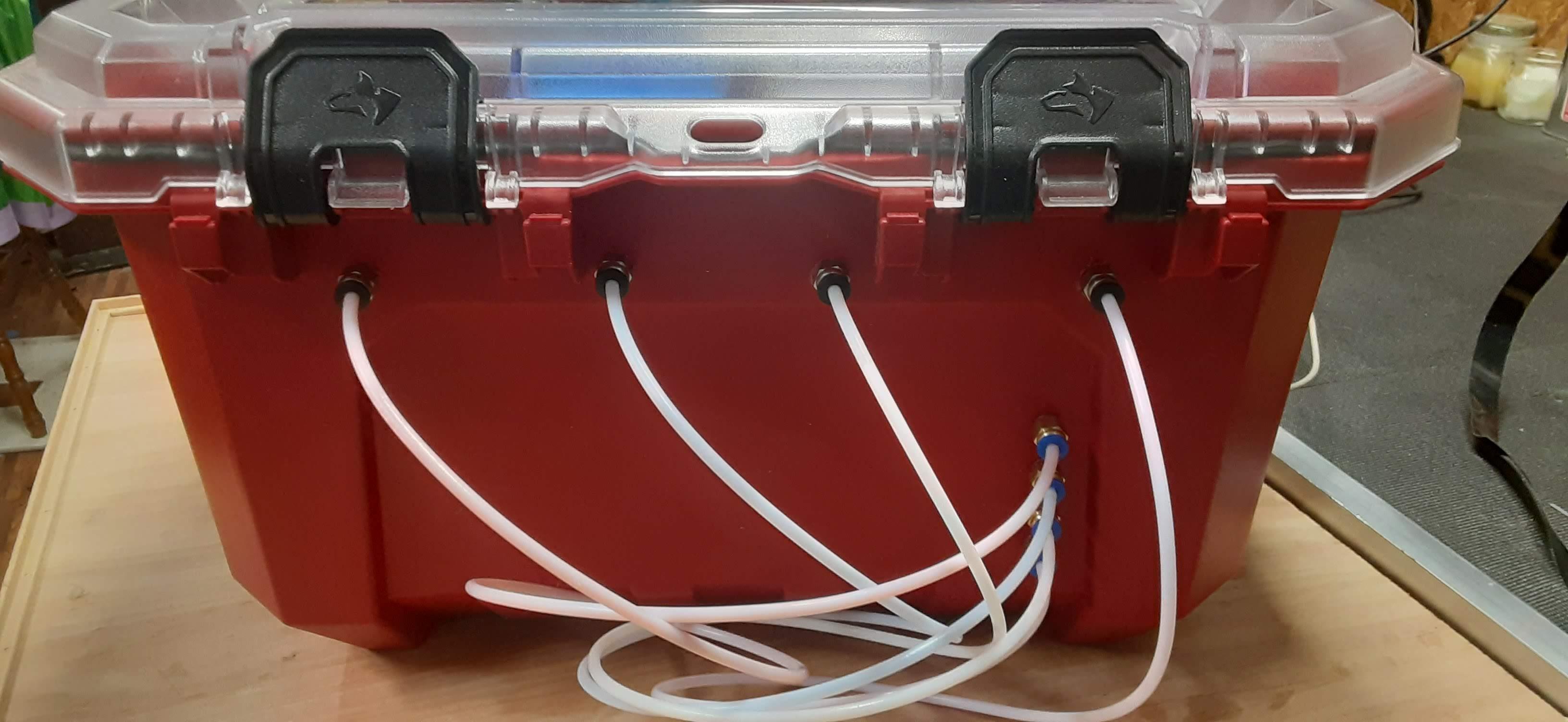 Ultimate 3D Filament Dry Box With Auto Rewind. : 9 Steps (with Pictures ...