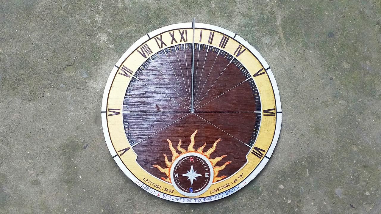Ancient SUNDIAL Clock : 16 Steps (with Pictures) - Instructables