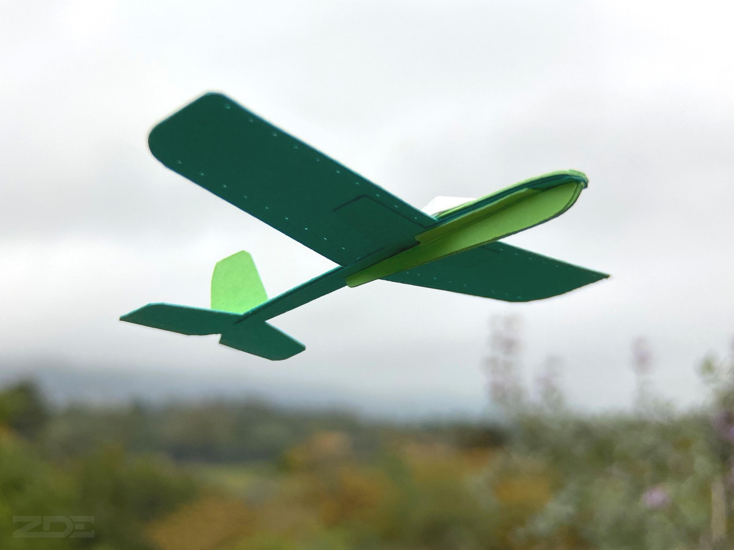 Micro Trainer Airplane Made of Card Stock : 7 Steps (with Pictures ...