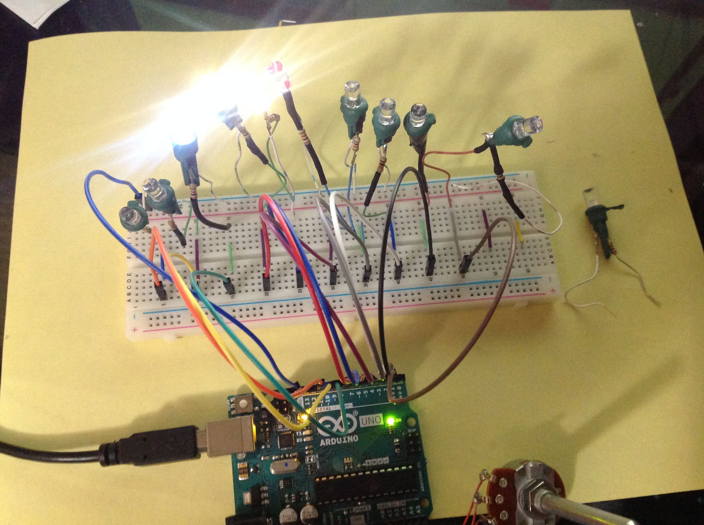 Larson Scanner Leds (kitt) With Arduino : 5 Steps - Instructables
