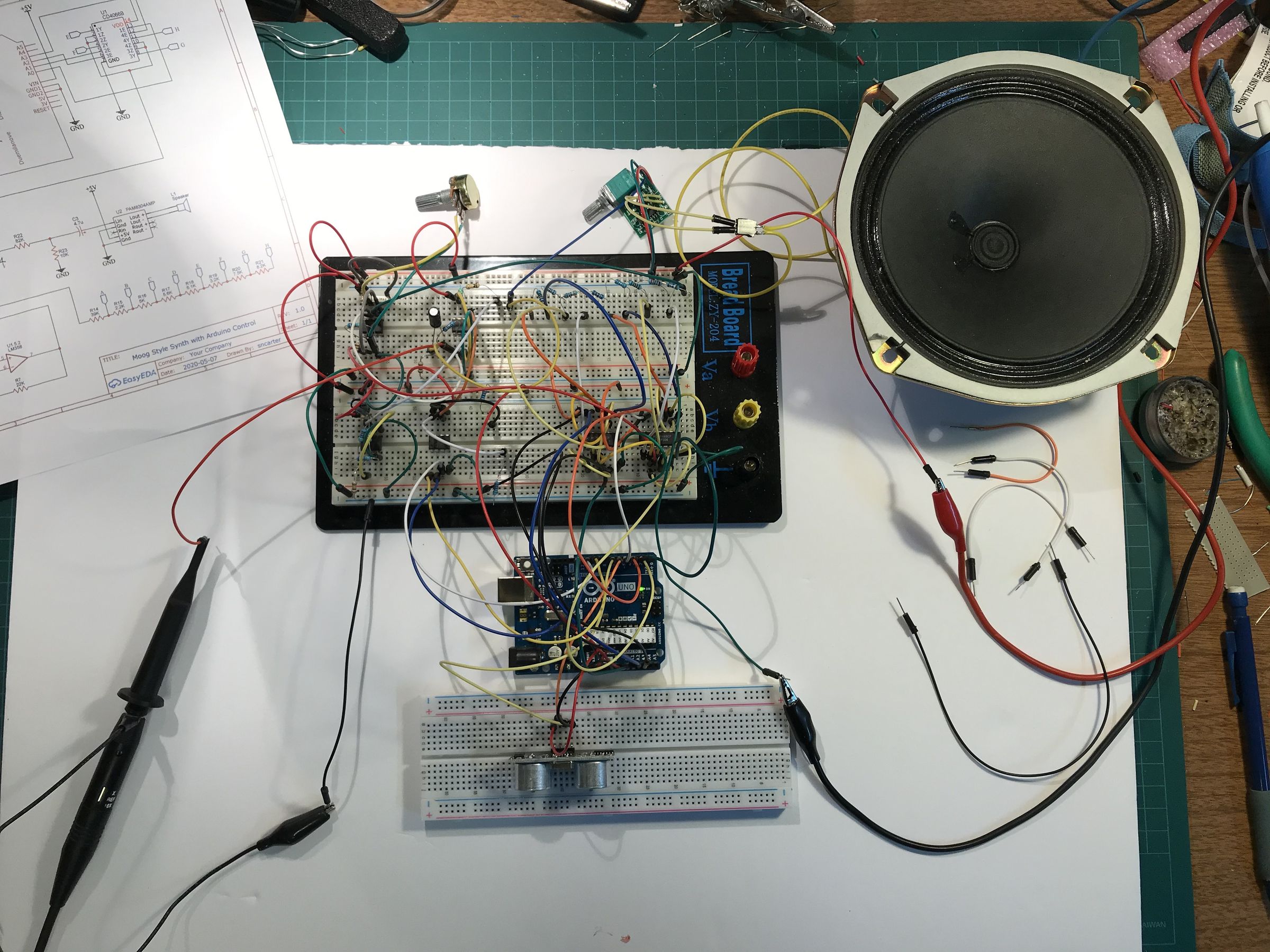 Moog Style Synthesizer Under Arduino Control - Instructables