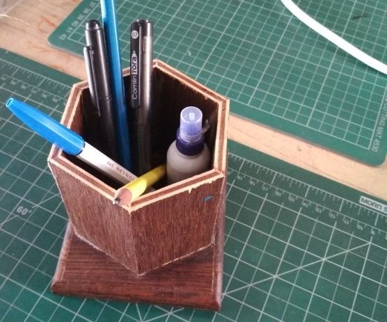 Hexagonal Pen Stand : 8 Steps (with Pictures) - Instructables