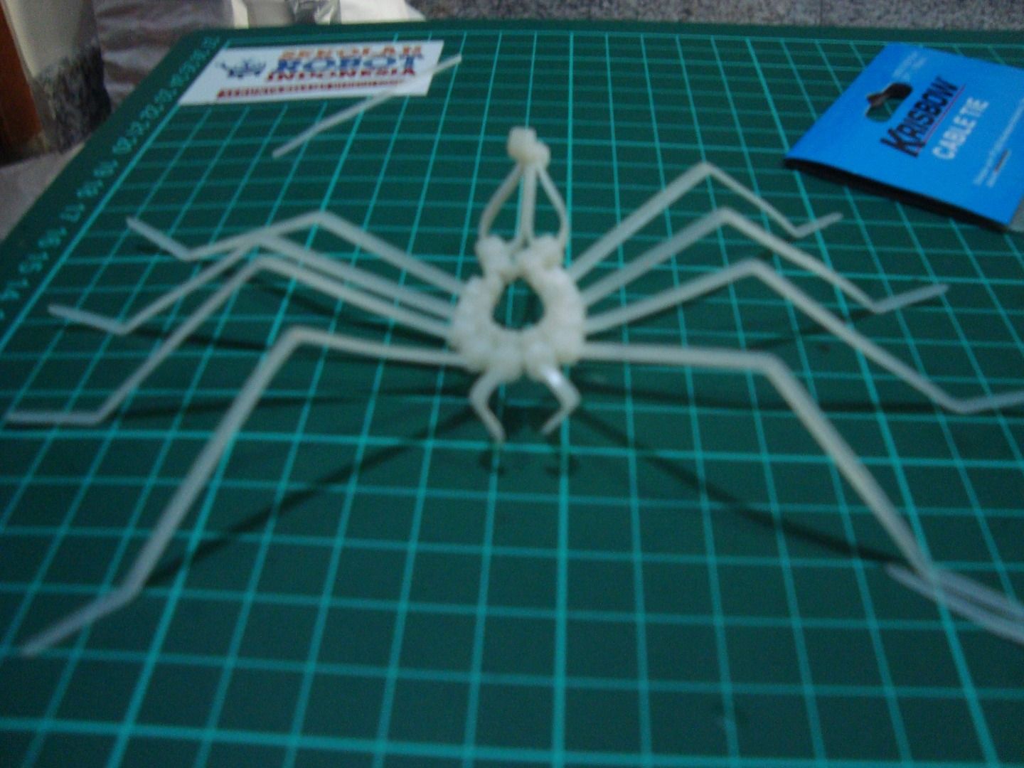 Spider Made From Cable Ties for Props Decor Halloween : 4 Steps (with ...
