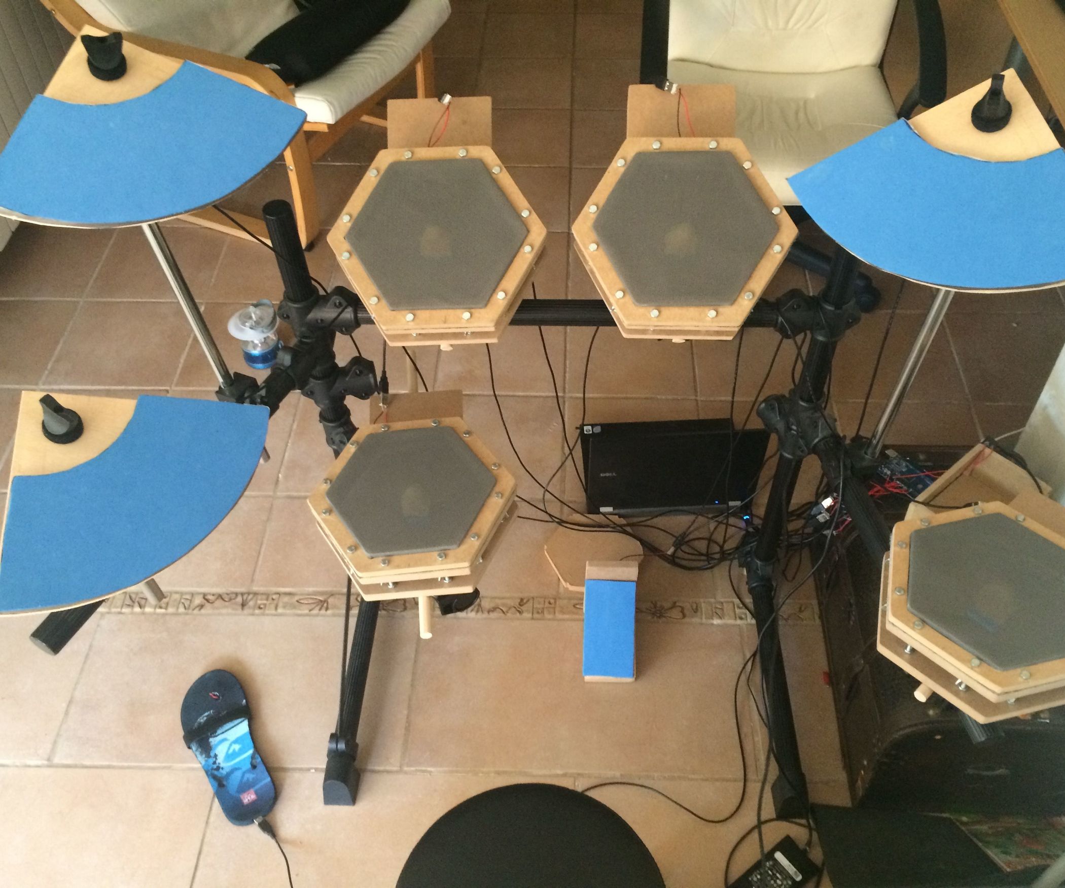 Homemade Electronic Drum Kit With Arduino Mega2560 : 10 Steps (with ...