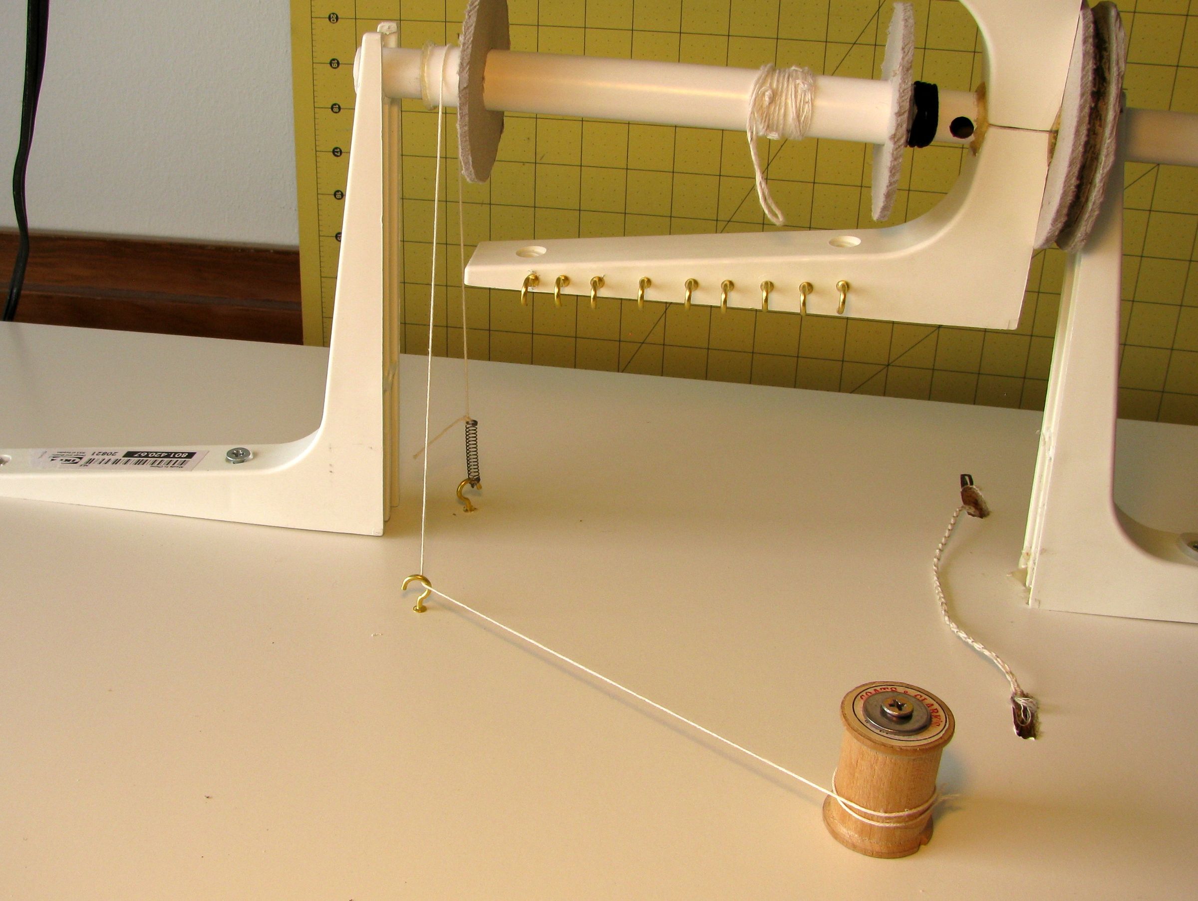 Spinning Attachment for a Treadle Sewing Cabinet : 8 Steps (with ...