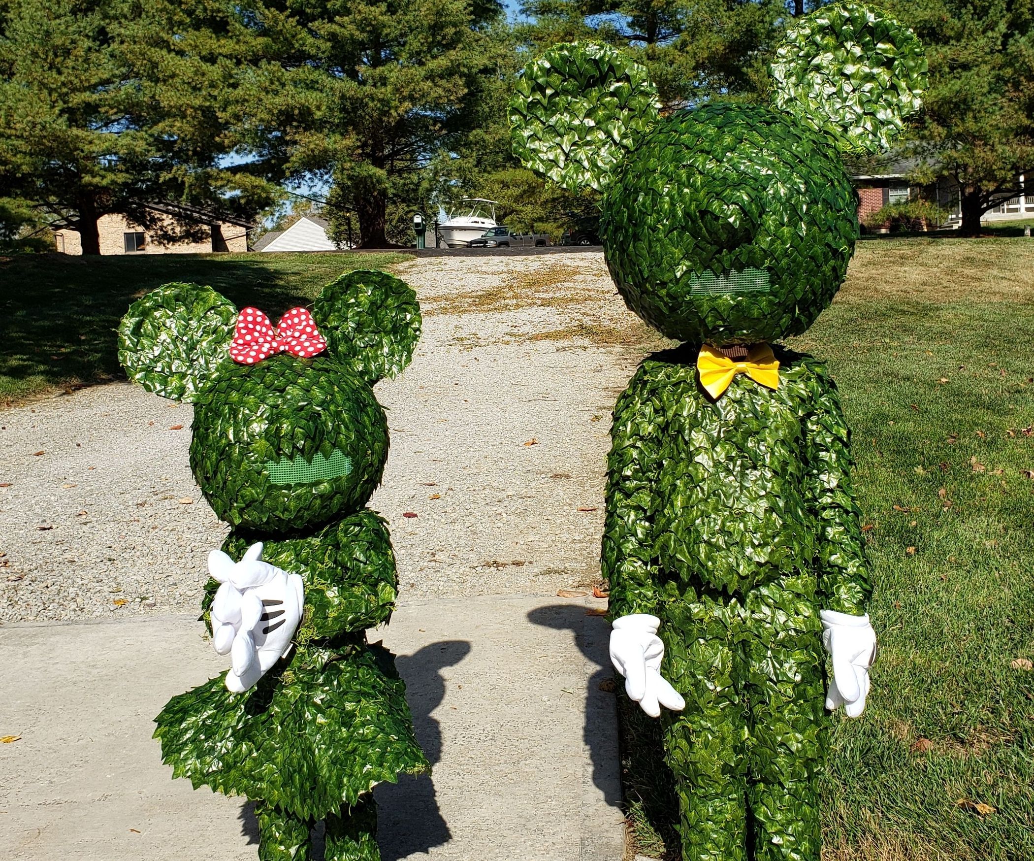 Mickey & Minnie Topiary : 3 Steps (with Pictures) - Instructables