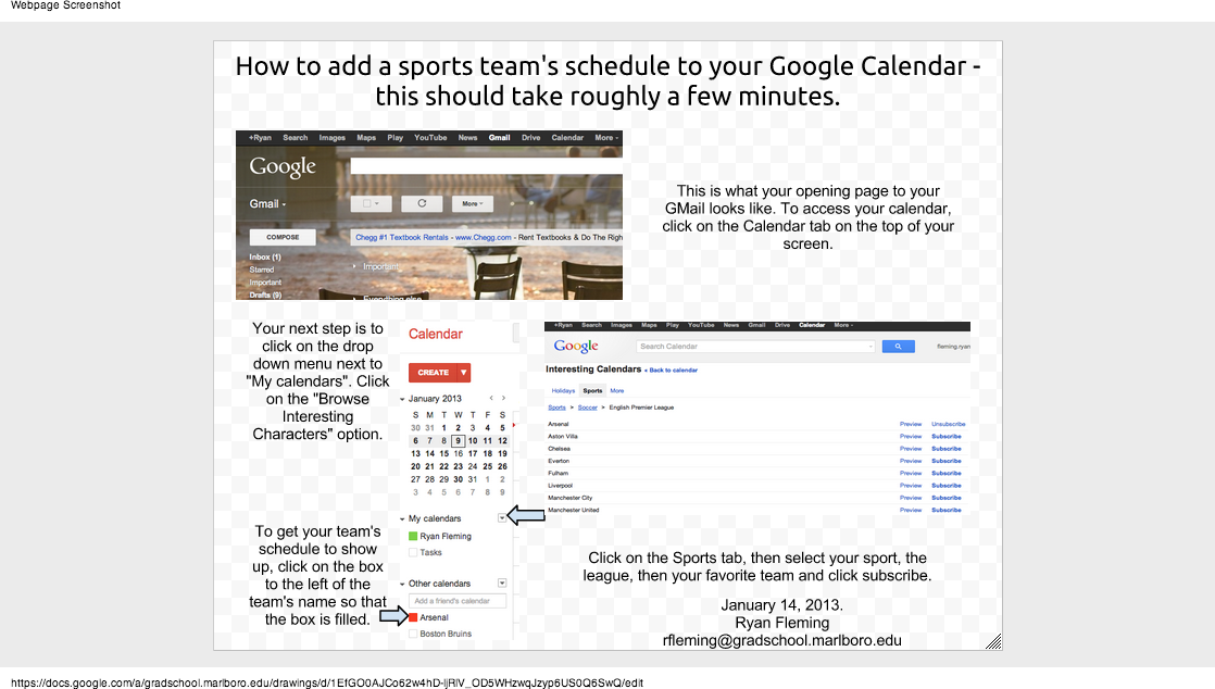 How to Add Your Favorite Sports Team's Calendar to Your Google Calendar ...