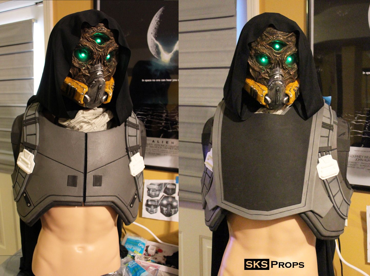 Destiny Hunter Mask and Armor Cosplay Build - SKS Props : 14 Steps ...