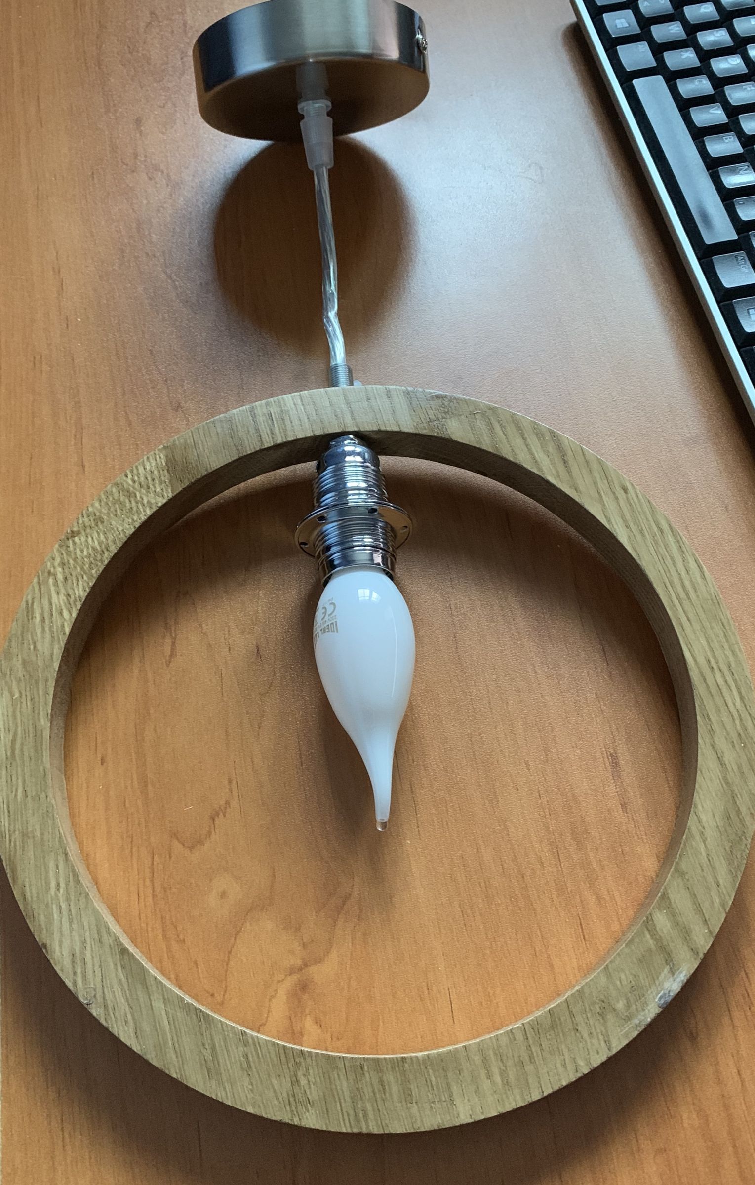 Wooden Circle Ceiling Light : 4 Steps - Instructables