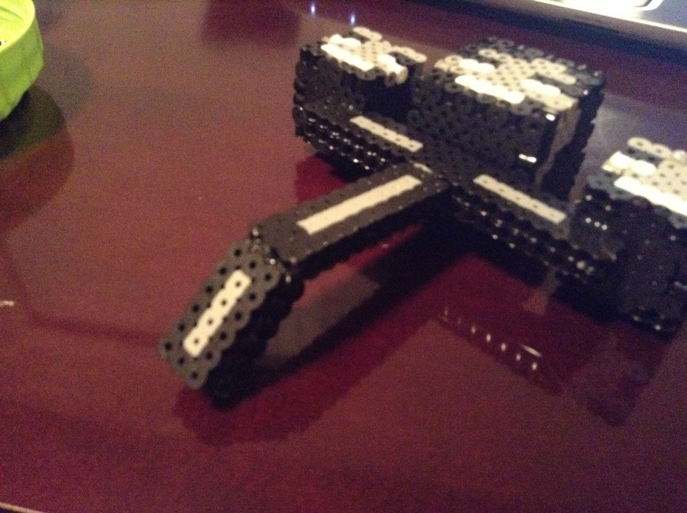 Cheap Minecraft 3D Perler Bead Wither Boss With Moveable Head! : 6 ...