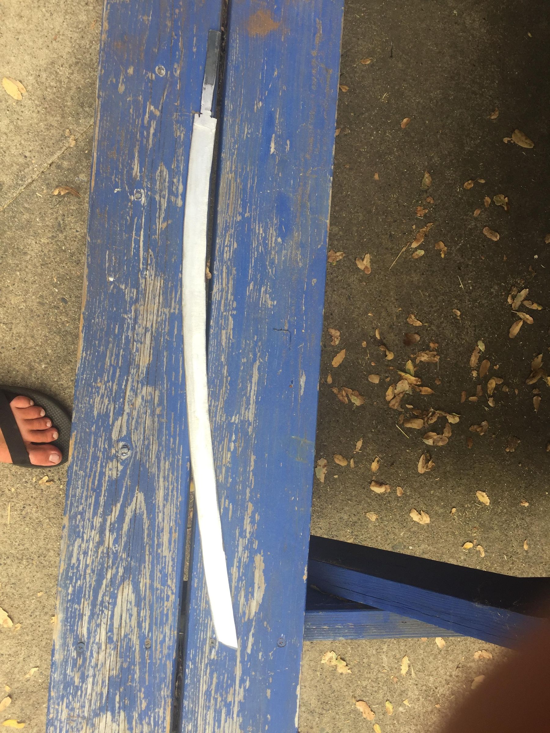 Making a Samurai Sword From Scrap Metal : 8 Steps - Instructables