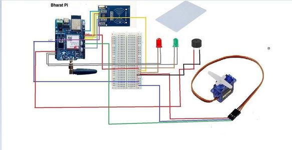 SMART HOME LOCK USING RFID AND OTP USING BHARAT PI : 5 Steps ...