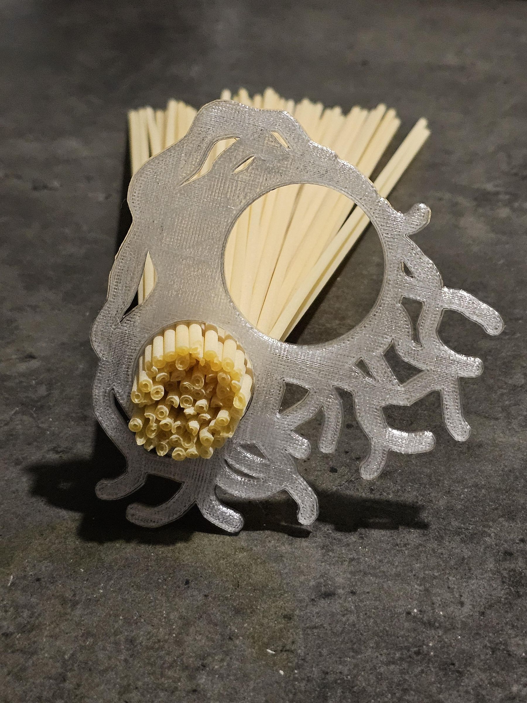Spaghetti Monster Portion Measurer (with Tinkercad) : 9 Steps ...