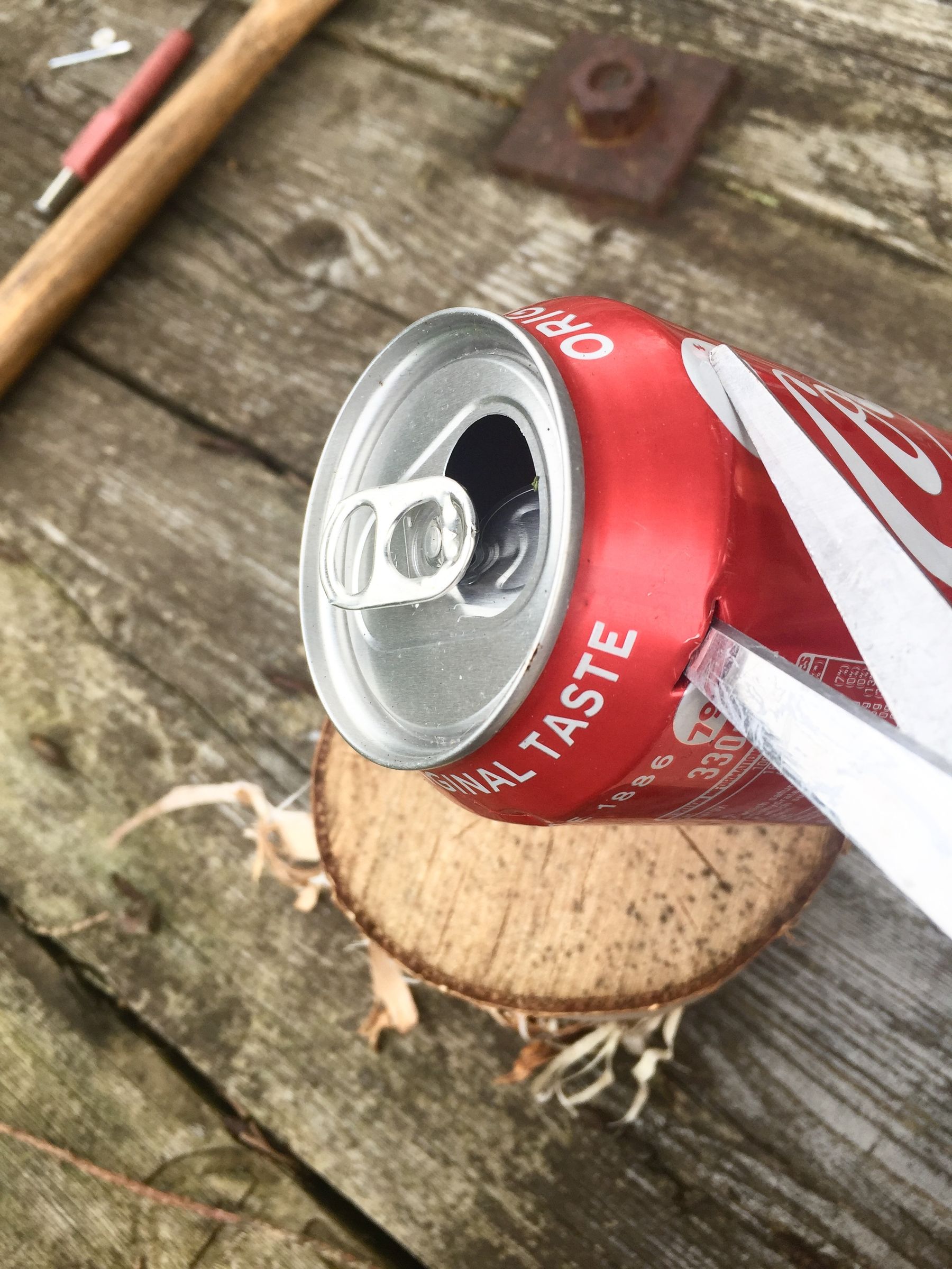 How to Make a Simple Recycled Tin-Can Flower for Your Garden or Plant ...