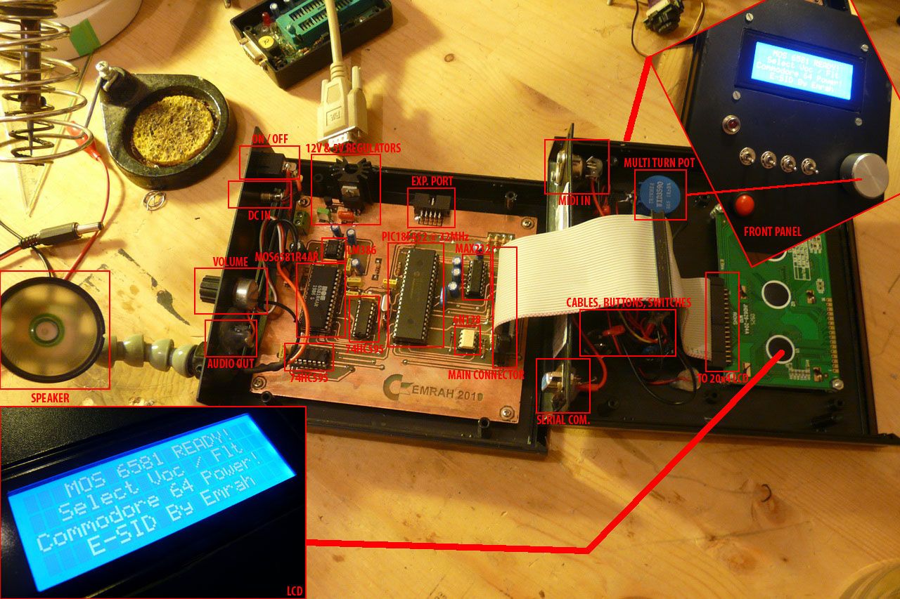 Commodore 64 MOS6581 SID Based Synth / Sequencer (with Pictures ...