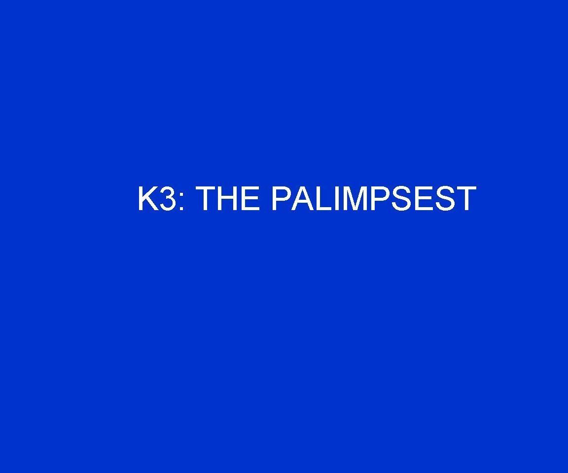 How to Solve Sanborn's Kryptos: Part 9 - K3 Palimpsest : 11 Steps ...