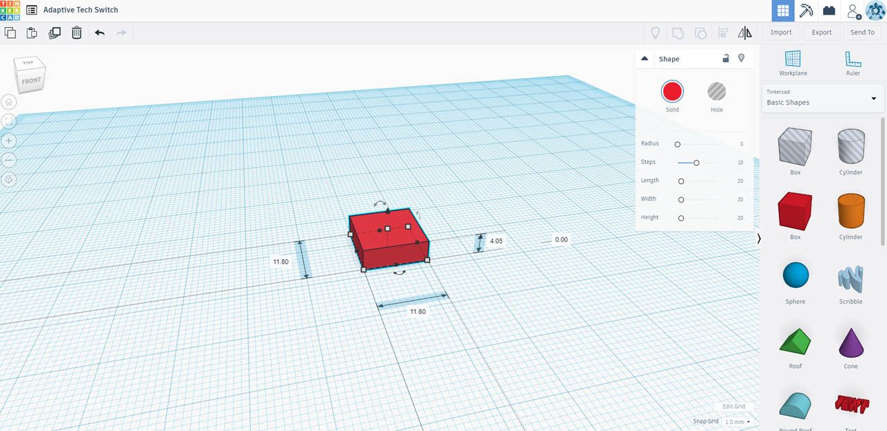 Create Adaptive Switches With TinkerCAD and 3D Printing : 8 Steps (with ...