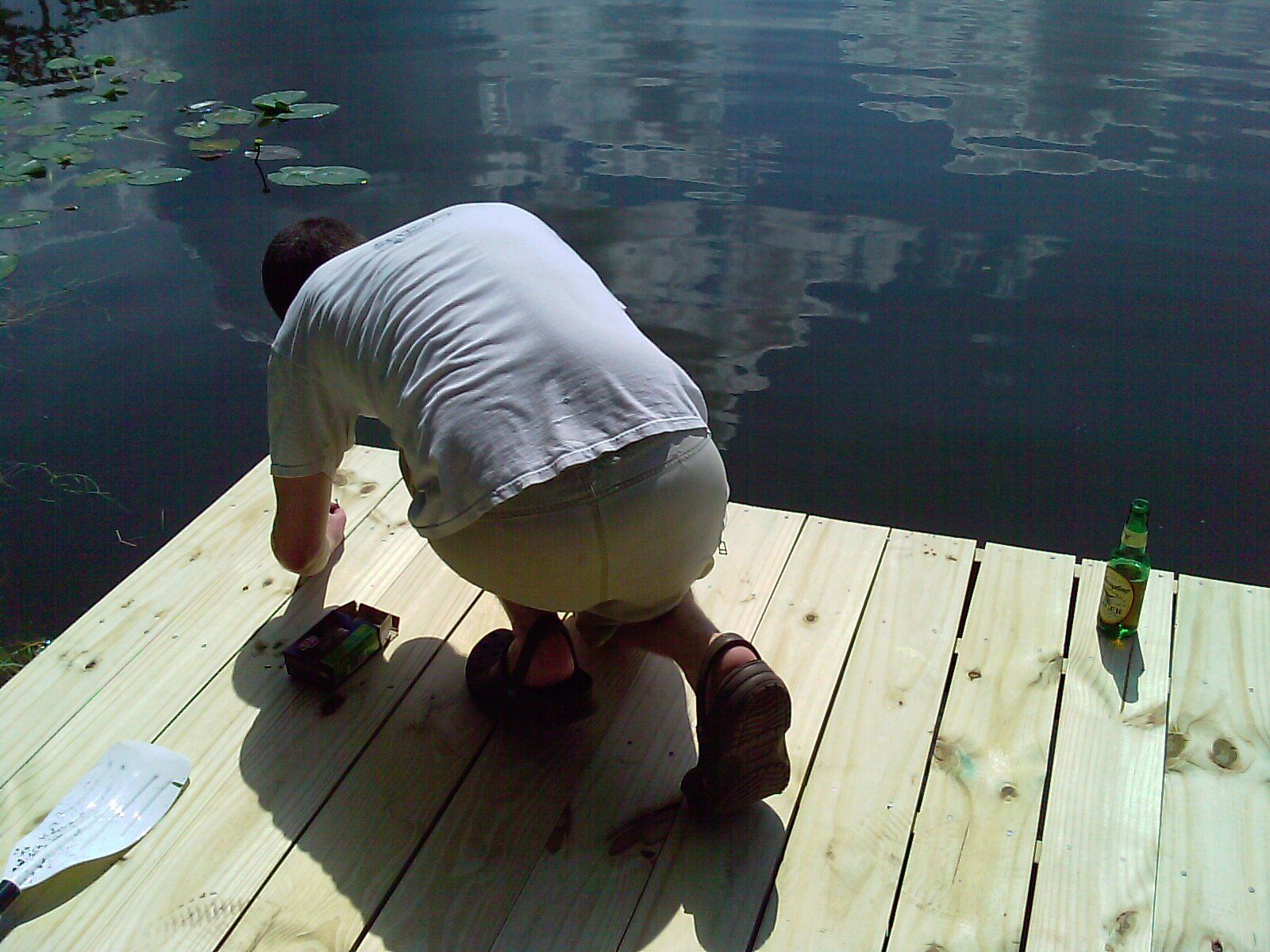 Floating Dock With Barrels (UPDATED) : 9 Steps (with Pictures ...